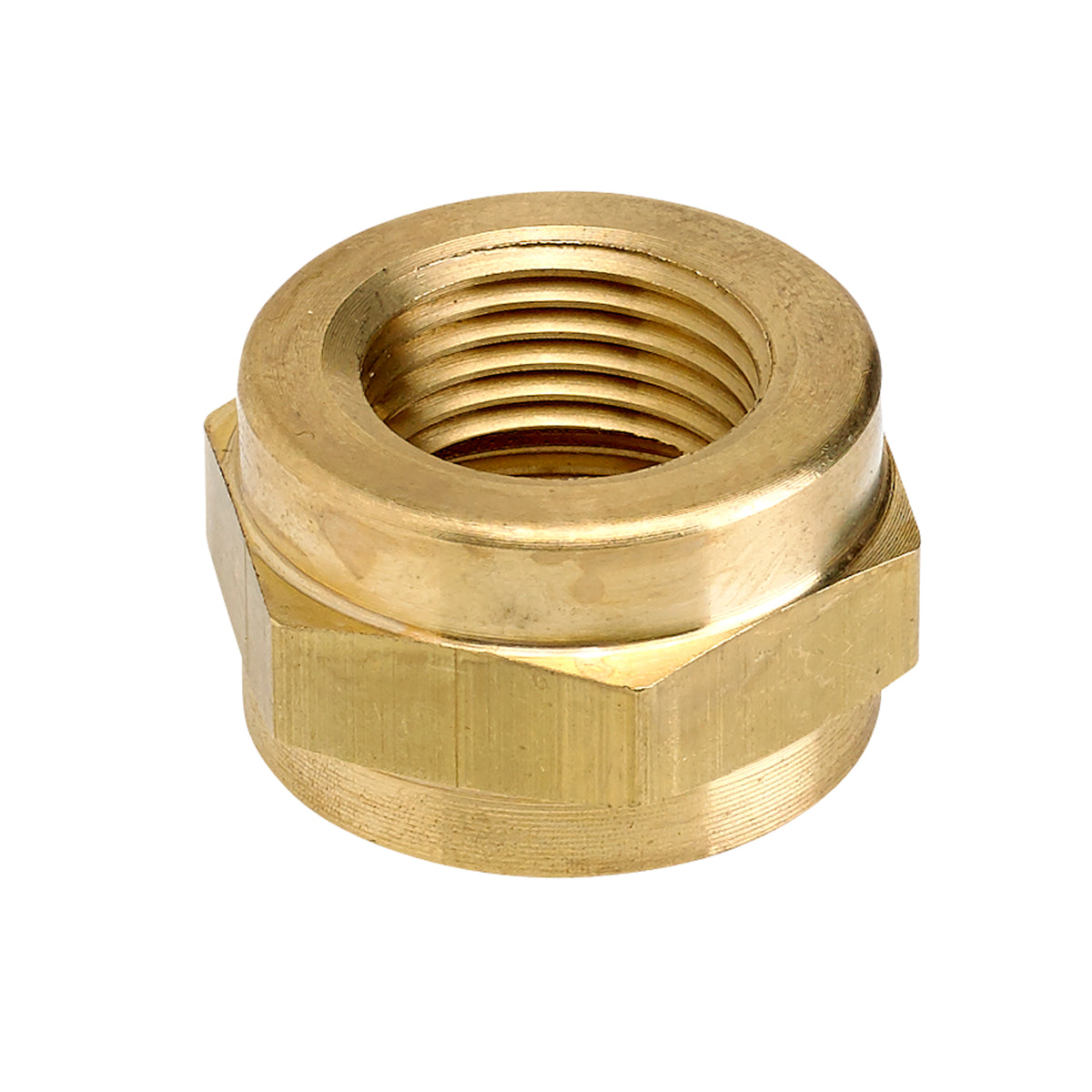 Lowbrow Customs 22mm to 3/8 inch NPT Brass Petcock Adapter Nut