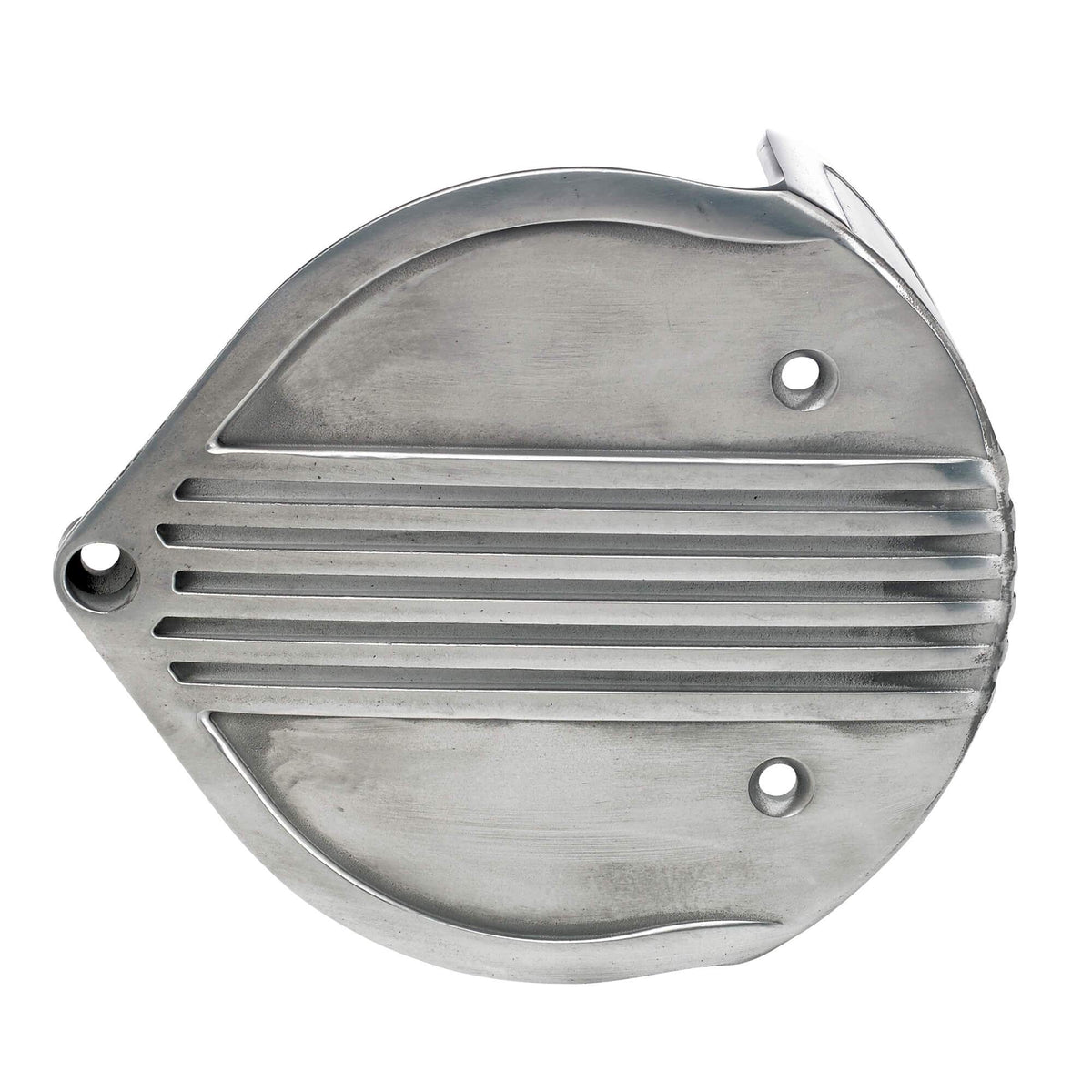 Lowbrow Customs Finned Air Cleaner Cover for S&S Super E/G - Semi Polished