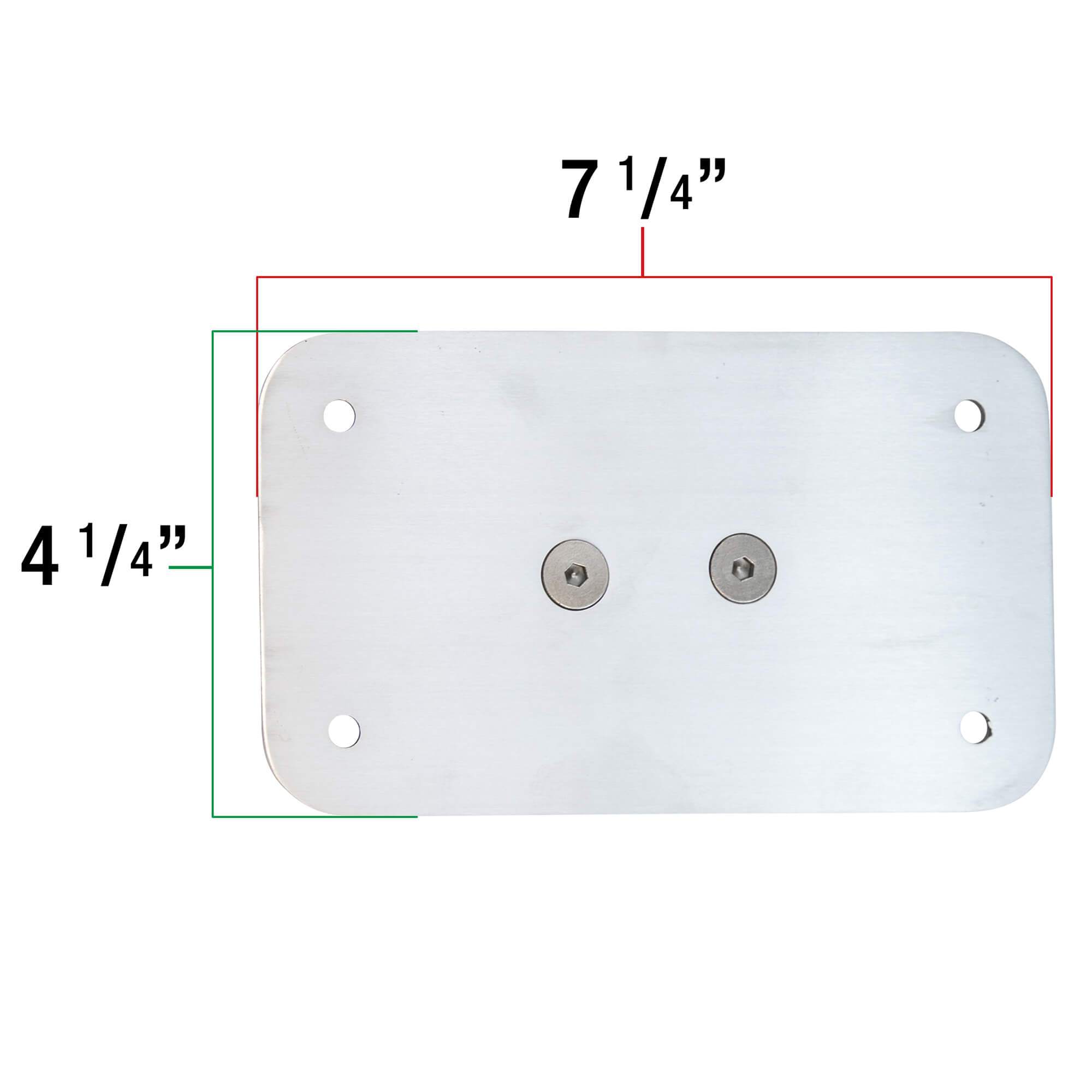 Gasbox Axle Mount License Plate Bracket - 1 inch (25mm) Axles ...