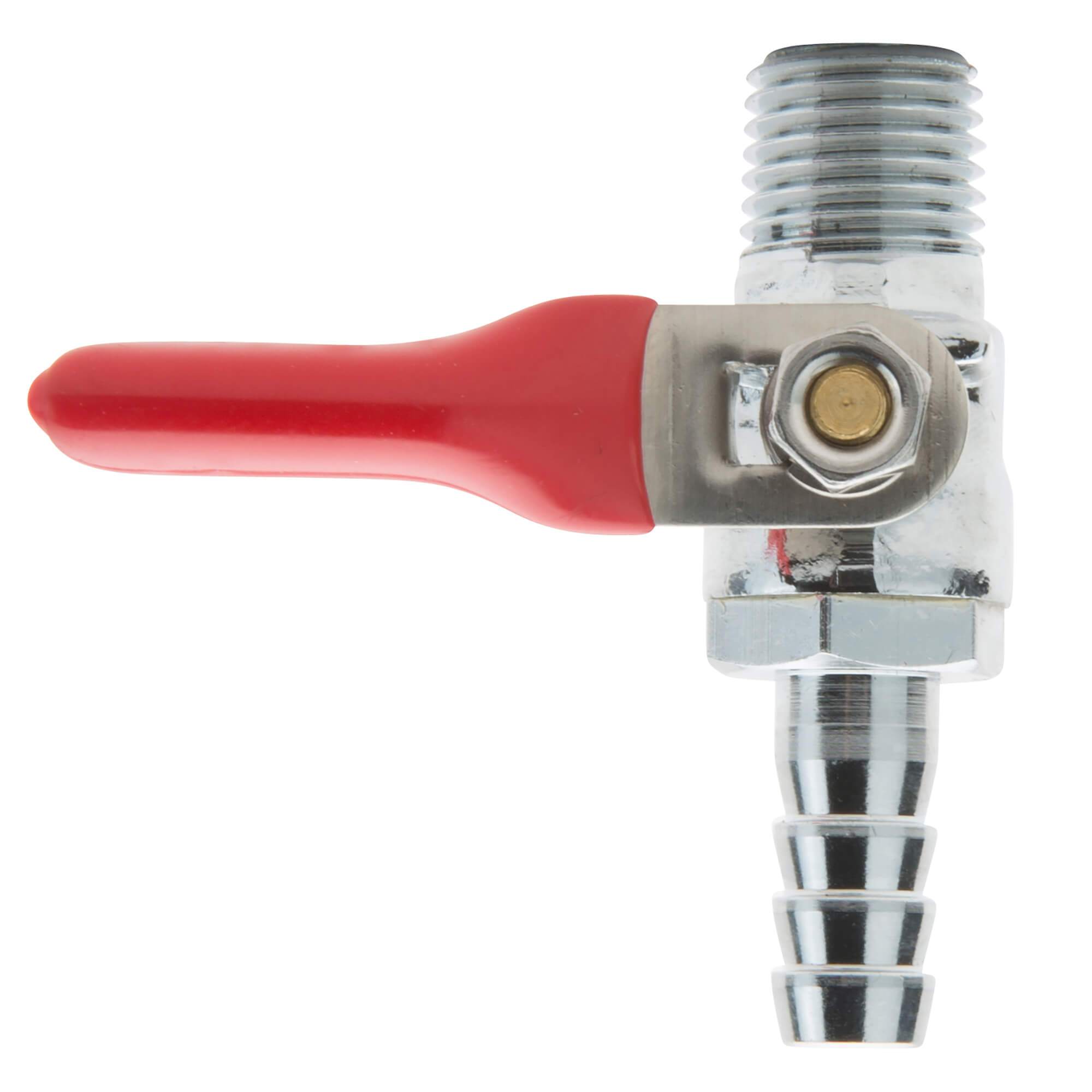 Cycle Standard 1/4 inch NPT Lever Petcock - Chrome Plated Brass ...