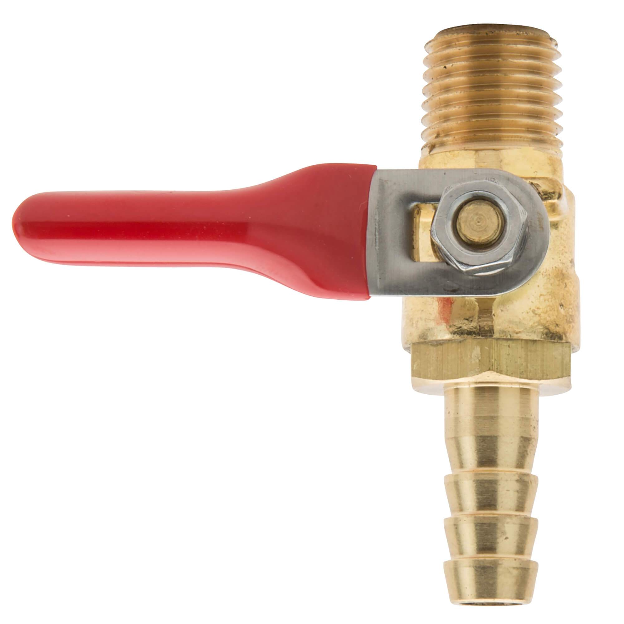 Cycle Standard 1/4 inch NPT Lever Petcock - Solid Brass – Lowbrow Customs