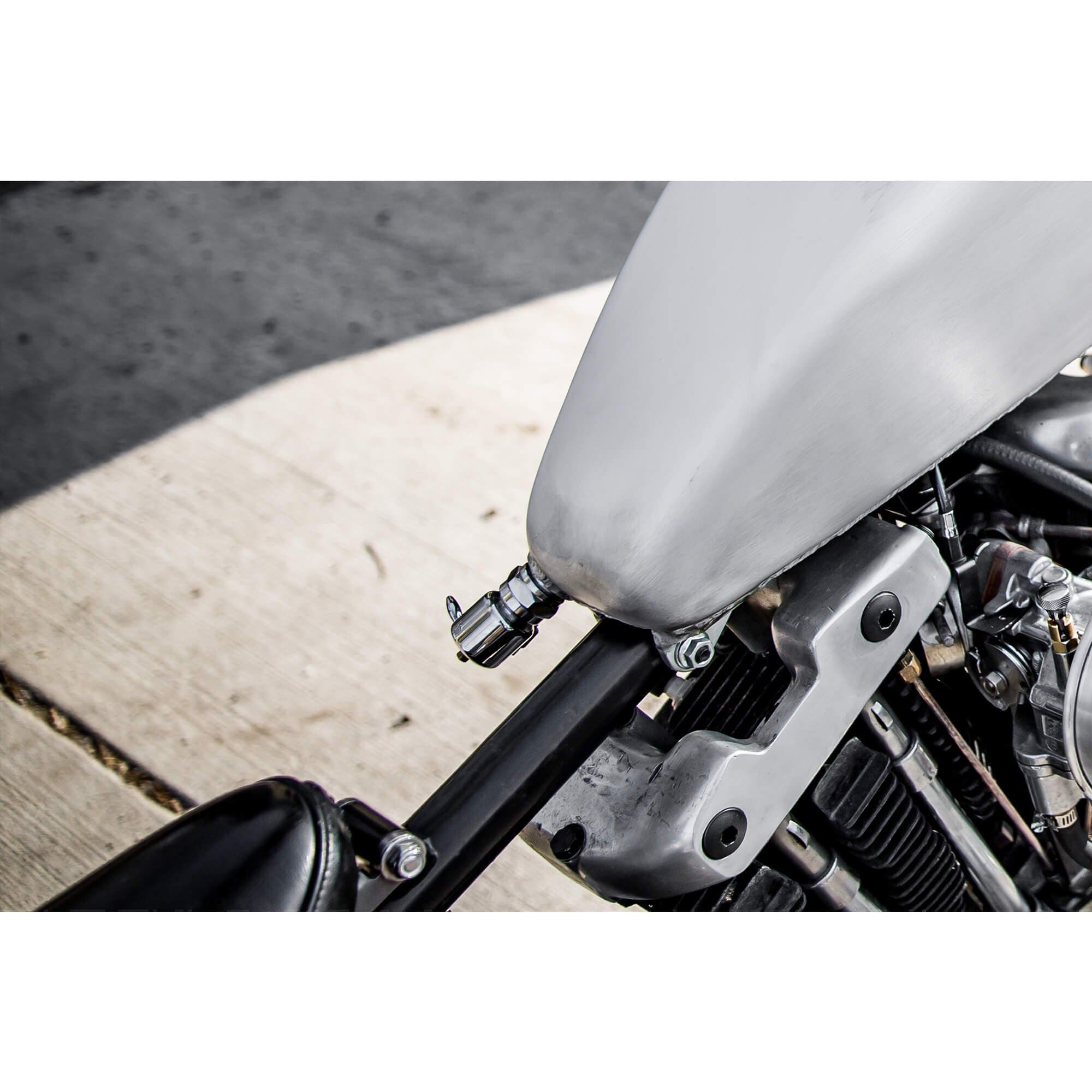 Cycle Standard 22mm Petcock Round Body Chrome Harley-Davidson Style ...