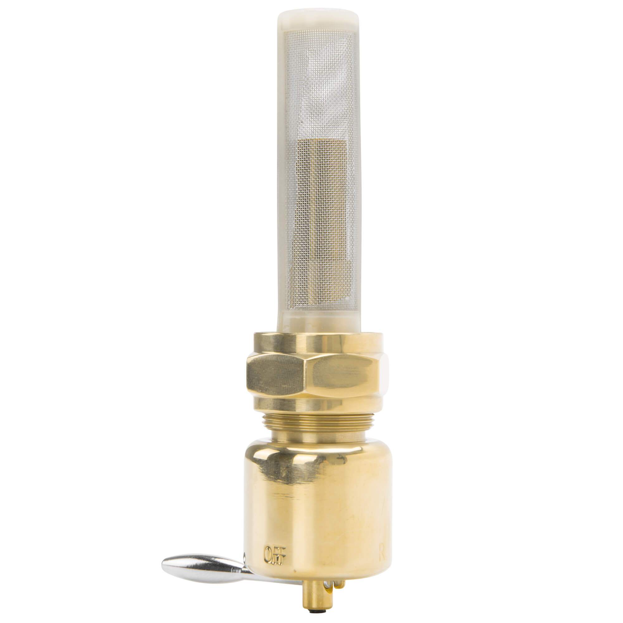 Cycle Standard 22mm Petcock Round Body Solid Brass Harley-Davidson ...