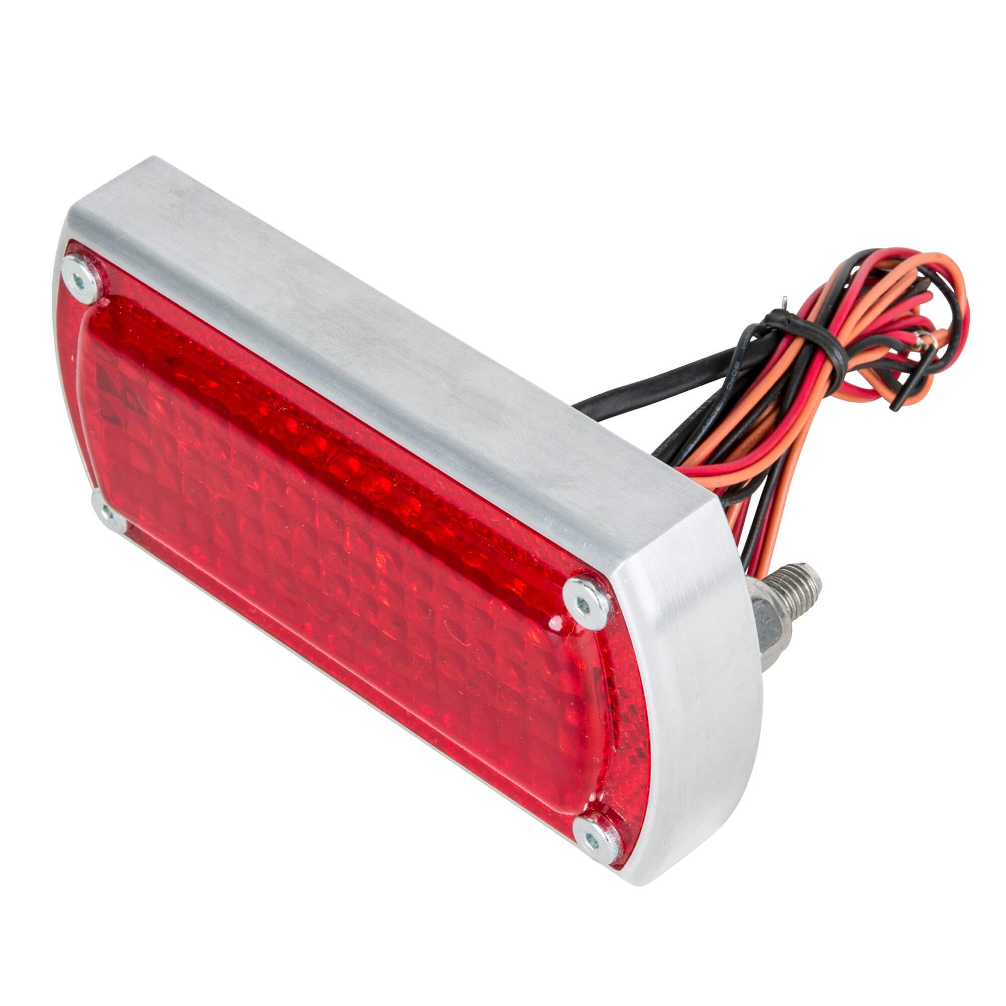 Prism Supply Co. Box Chopper Tail Light - Brushed Aluminum – Lowbrow ...