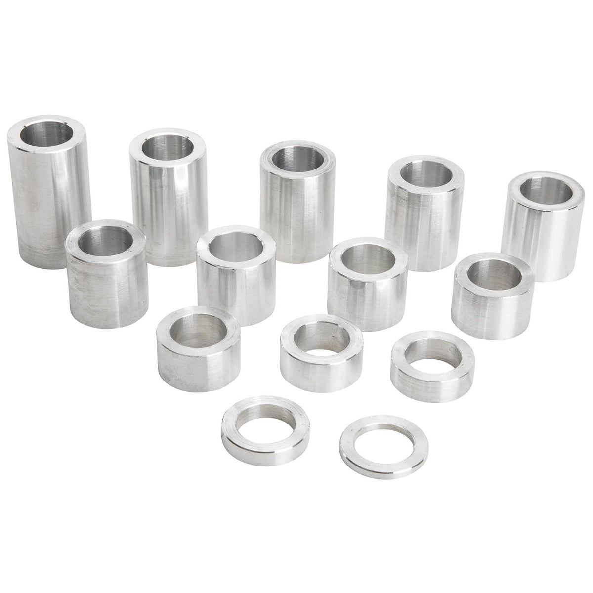 Cycle Standard 14 Piece Aluminum Wheel Axle Spacer Kit - 1.125 inch O.D ...
