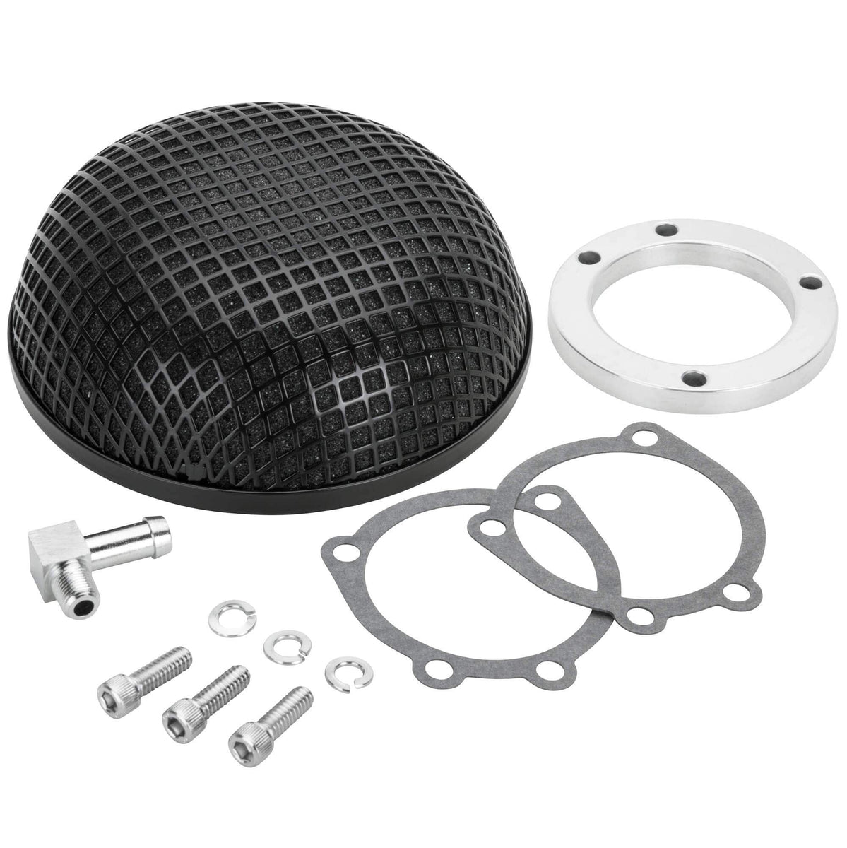 Cycle Standard Mesh Air Cleaner - Black - Harley-Davidson CV Carb ...