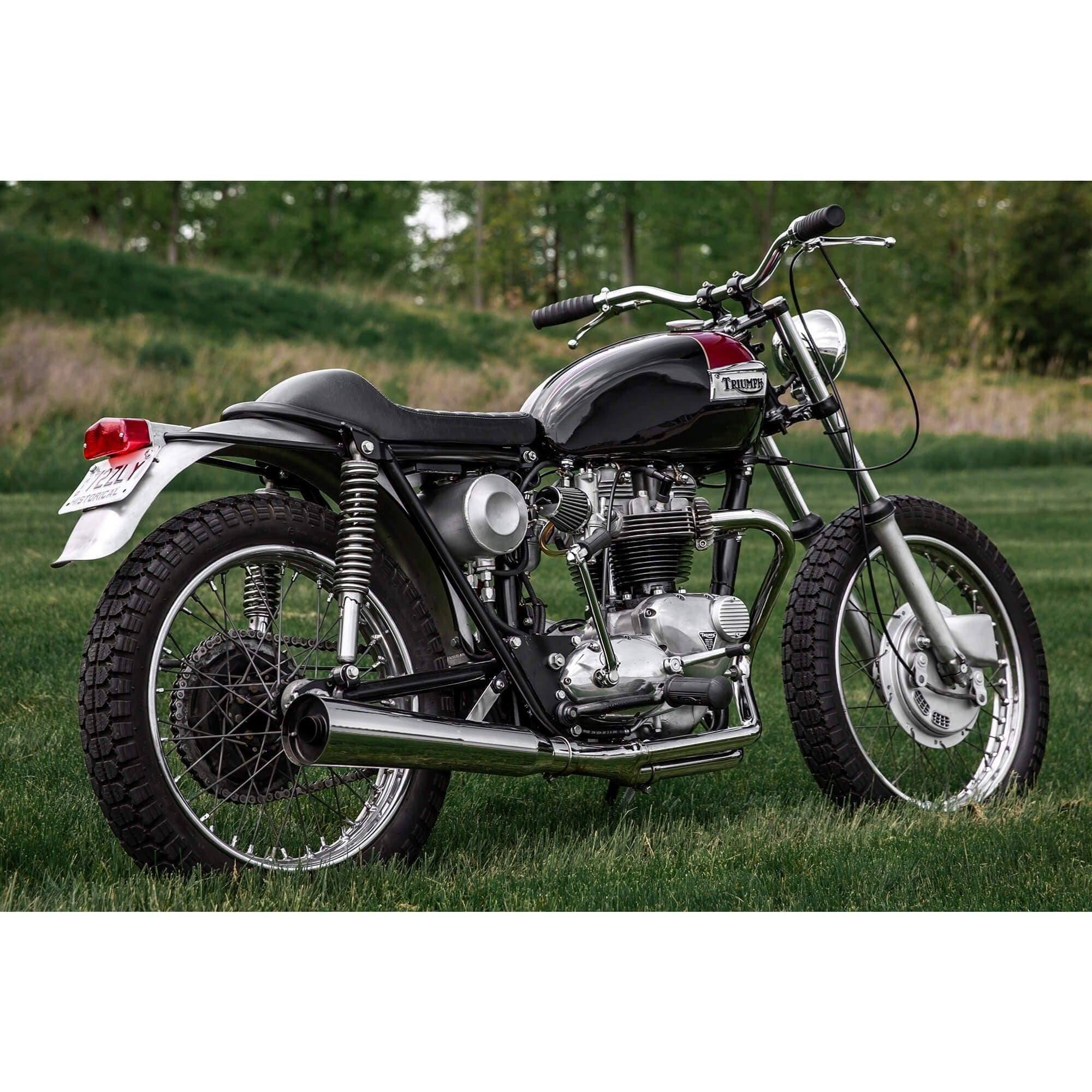 Cycle Standard Scrambler Handlebars - 1 inch - Chrome – Lowbrow Customs