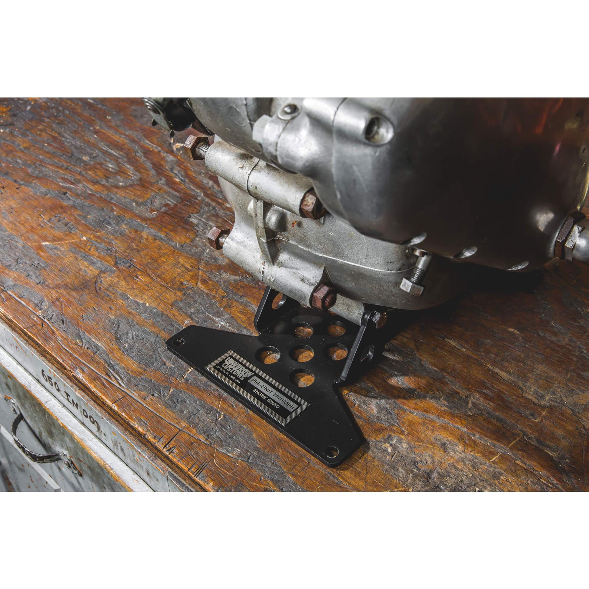 Lowbrow Customs Triumph Motor Engine Stand - Pre-Unit Twins pre-1963
