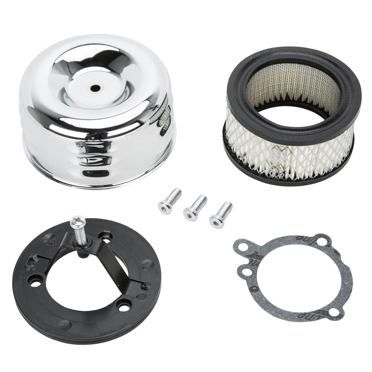 Louvered Air Cleaner for S&S Super E / G Carburetors - Chrome – Lowbrow ...