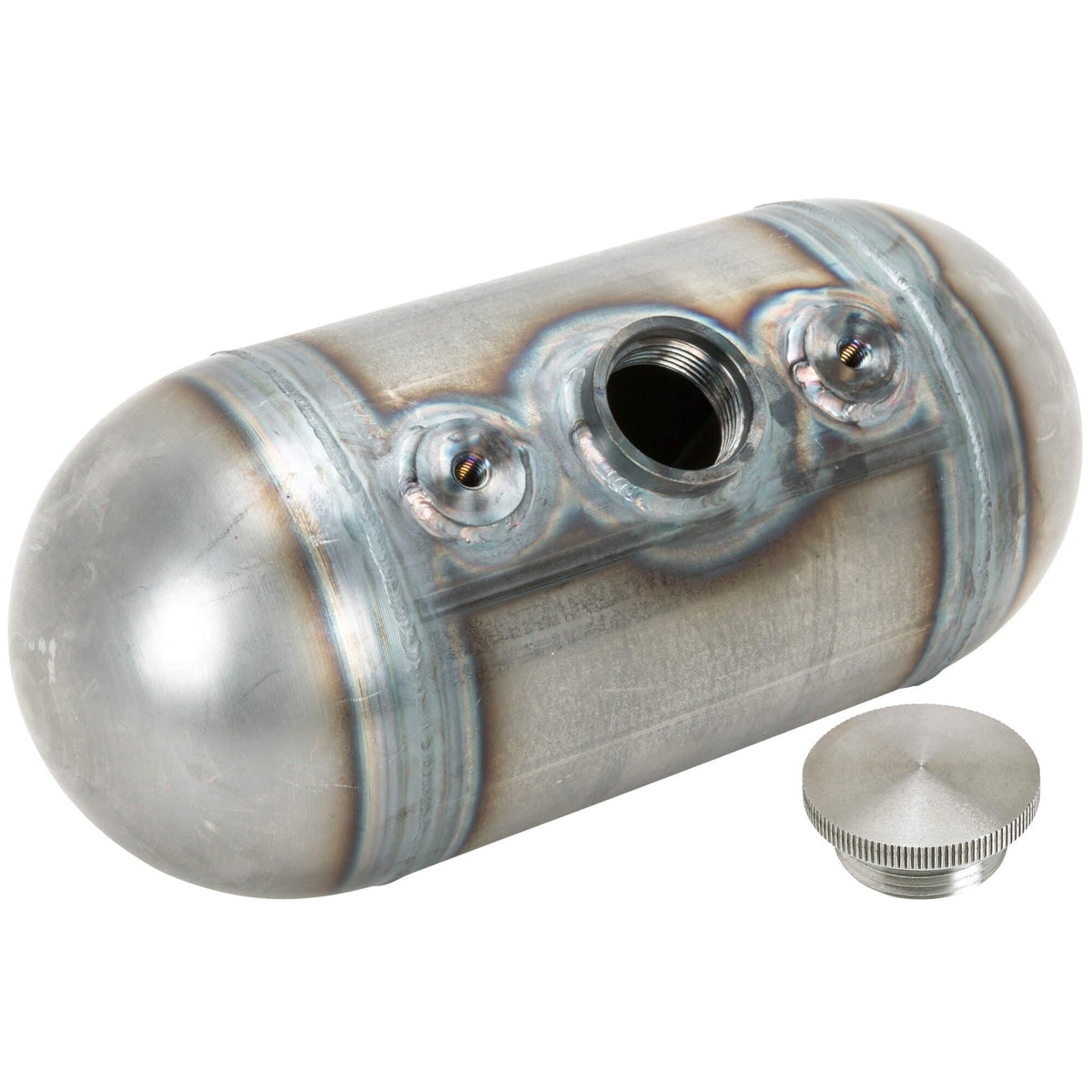 Lowbrow Customs Domed Steel Motorcycle Oil Tank for H-D Sportster Big ...