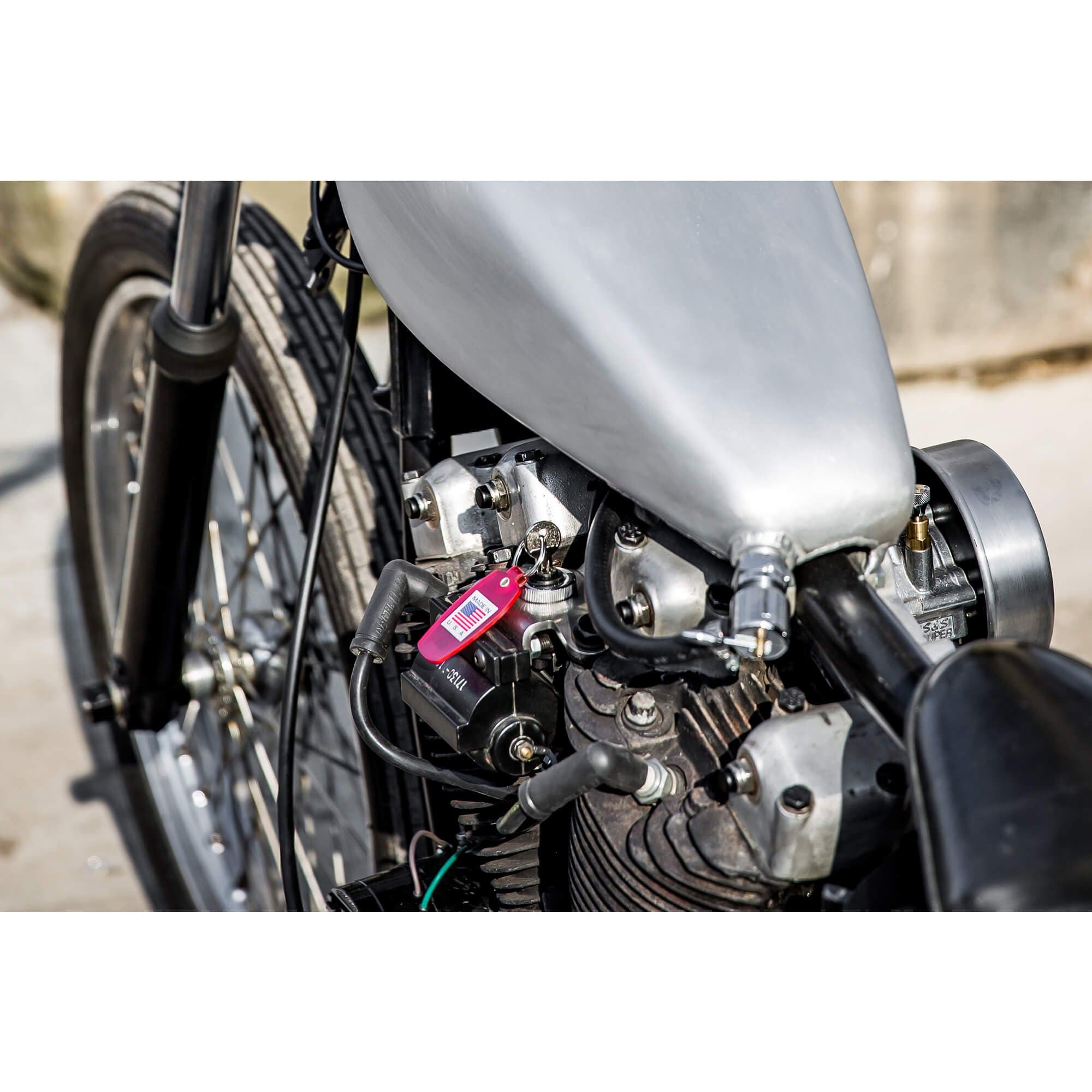 Gasbox Top Motor Mount - 1957 - 1985 Ironhead Sportster XL - With Coil ...