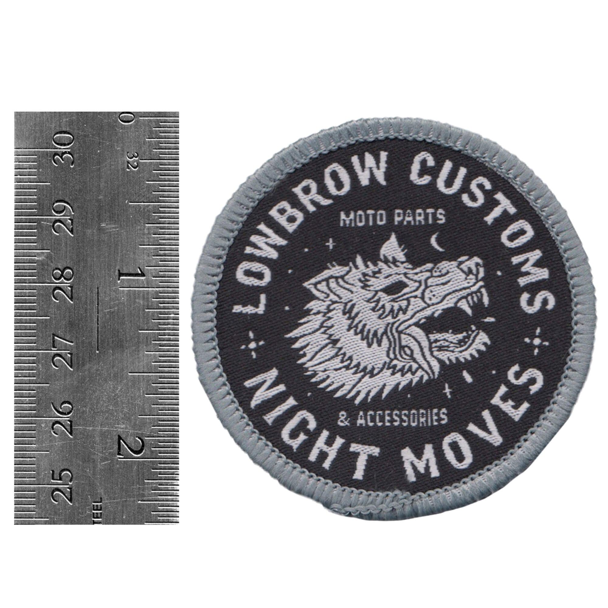Lowbrow Customs Night Moves Woven Patch