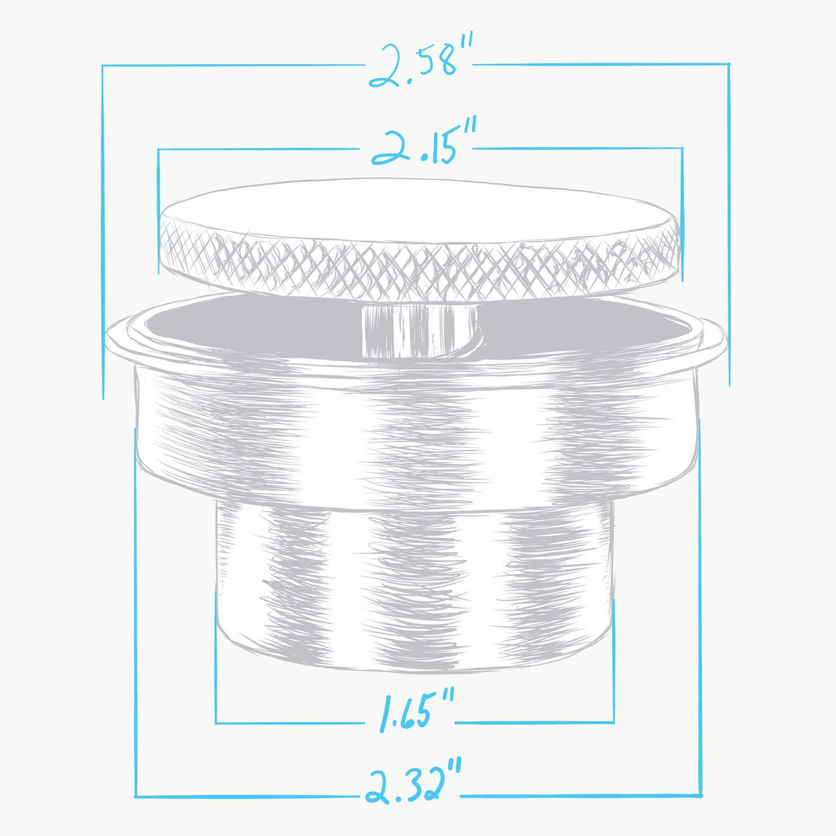 Cycle Standard Custom Flush Mount Aluminum Pop-Up Gas Cap and Weld In ...