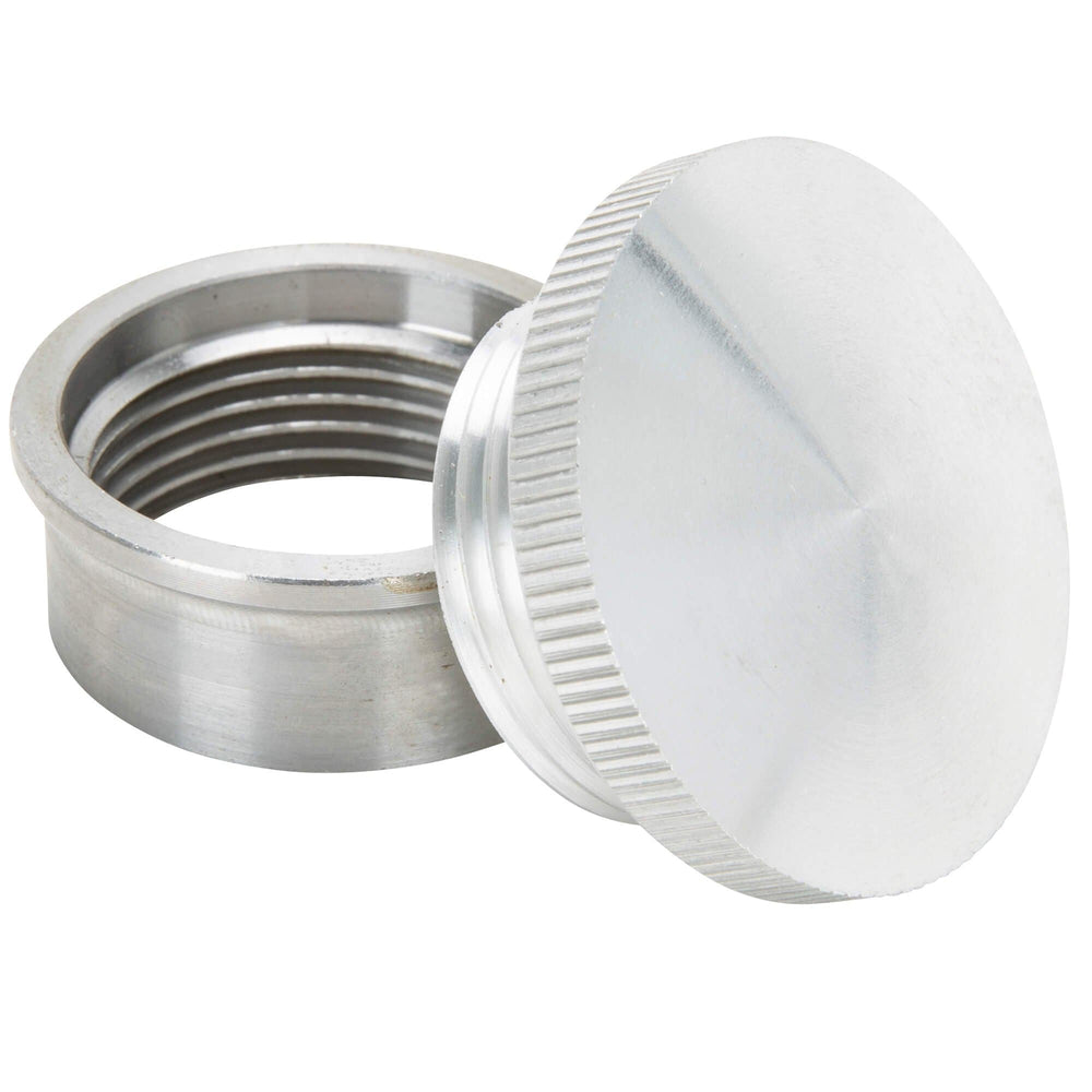 Lowbrow Customs Brass Gas Filler Cap with Weld-In Steel Bung - Vented