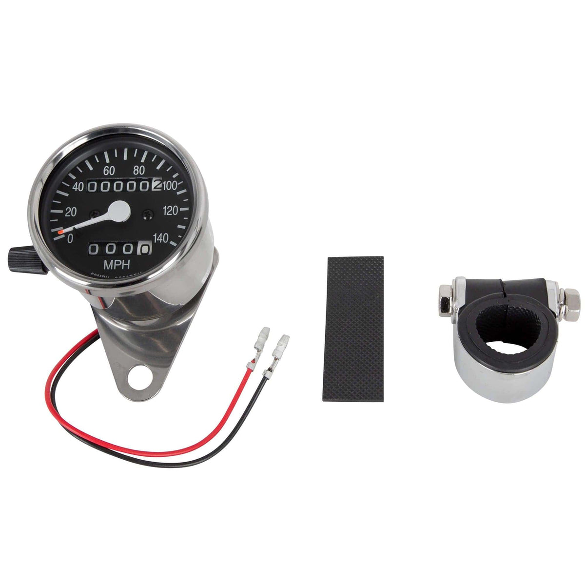 Cycle Standard Mini 2:1 ratio Mechanical Speedometer with Trip Meter ...