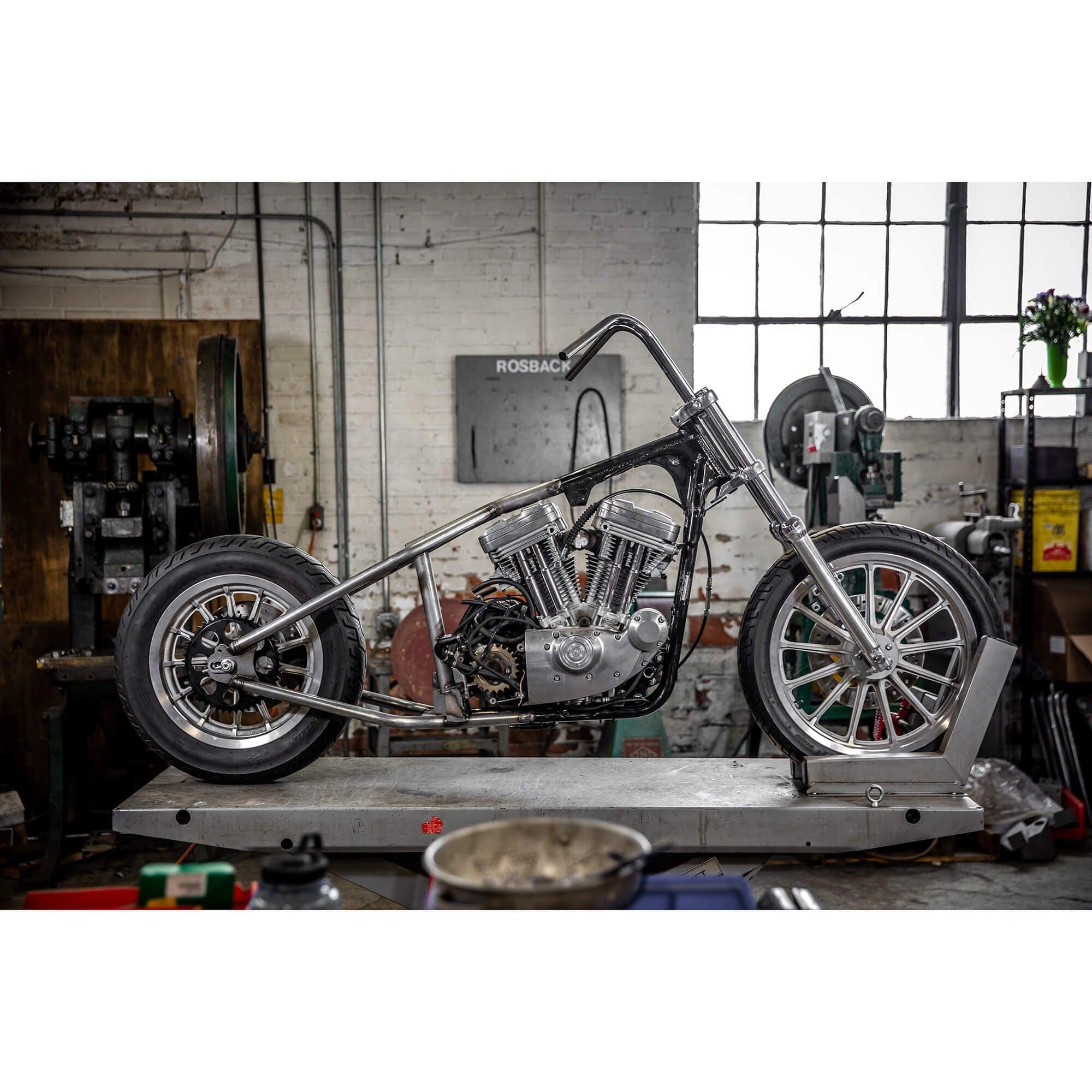 Lowbrow Customs Weld-On Hardtail Frame for 1982-2003 Harley-Davidson ...