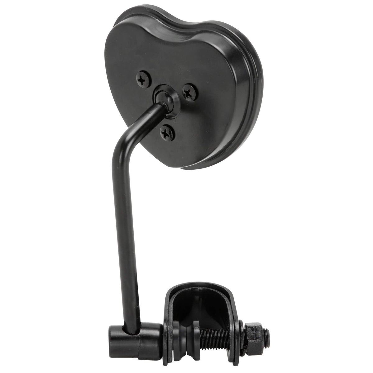 Black Heart Clamp-On Motorcycle Mirror – Lowbrow Customs