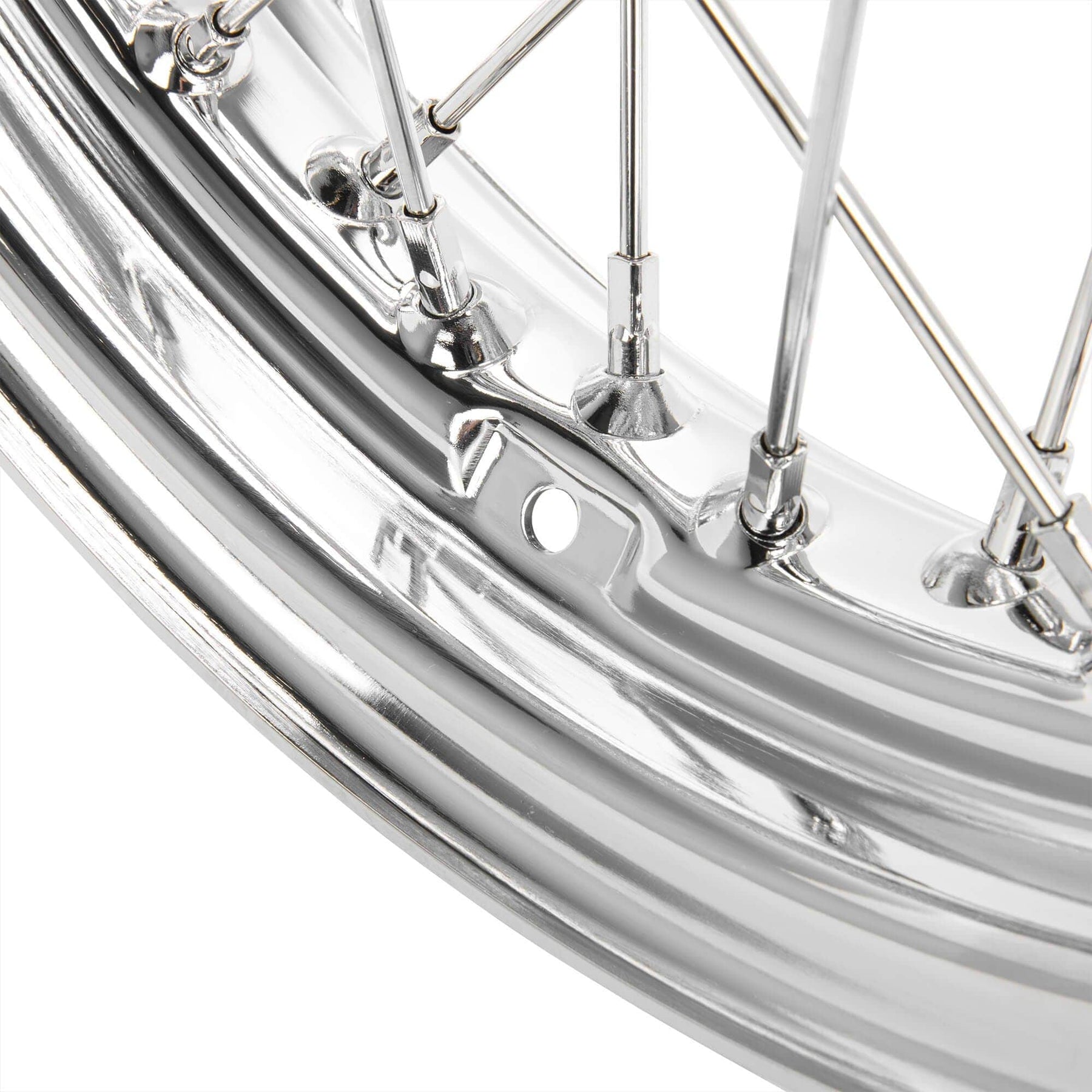 Mid-Usa 16 x 3.00 Chrome Complete Rear Wheel fits all Harley-Davidson ...
