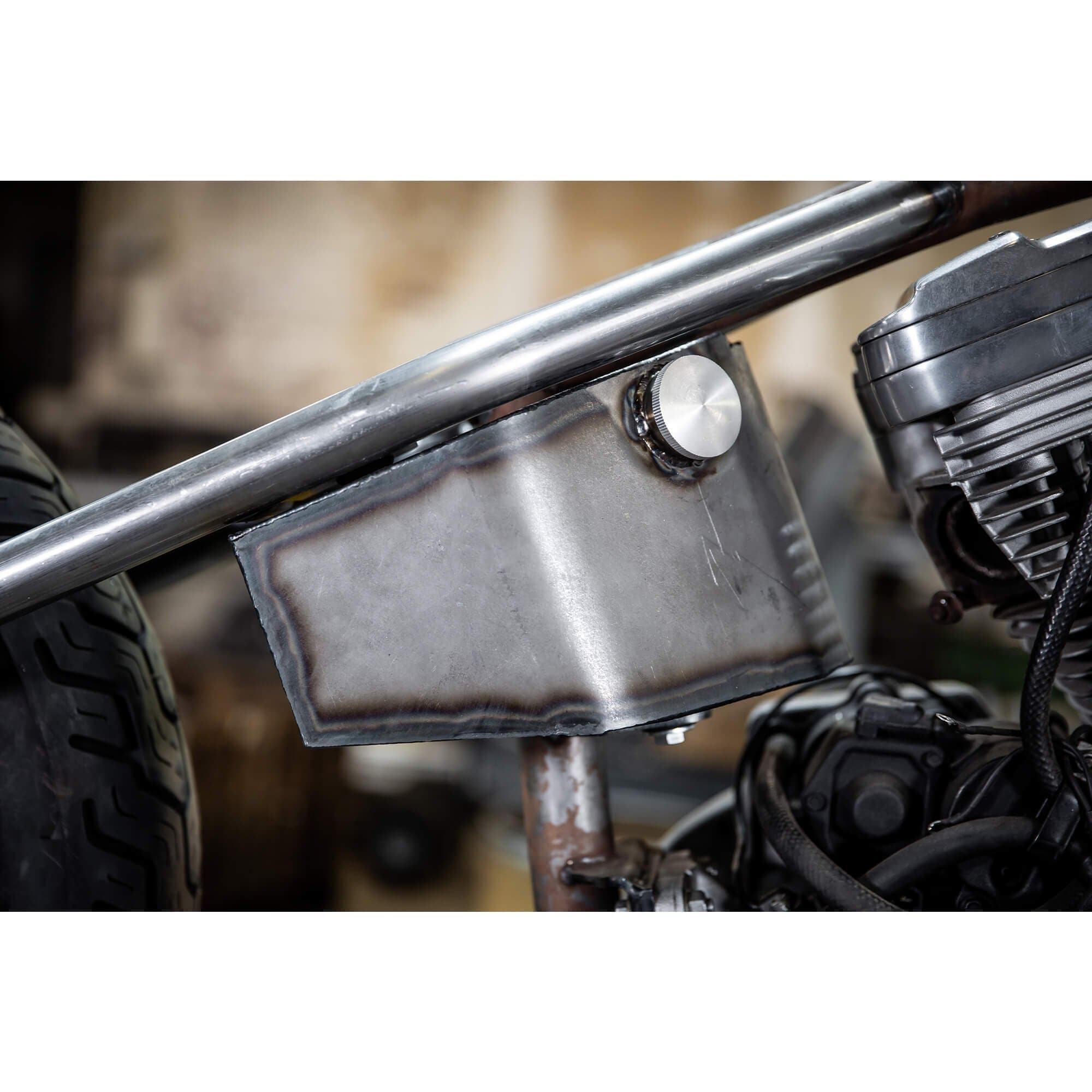 Horseshoe Oil Tank for Lowbrow Customs Weld-On Sportster Hardtails and