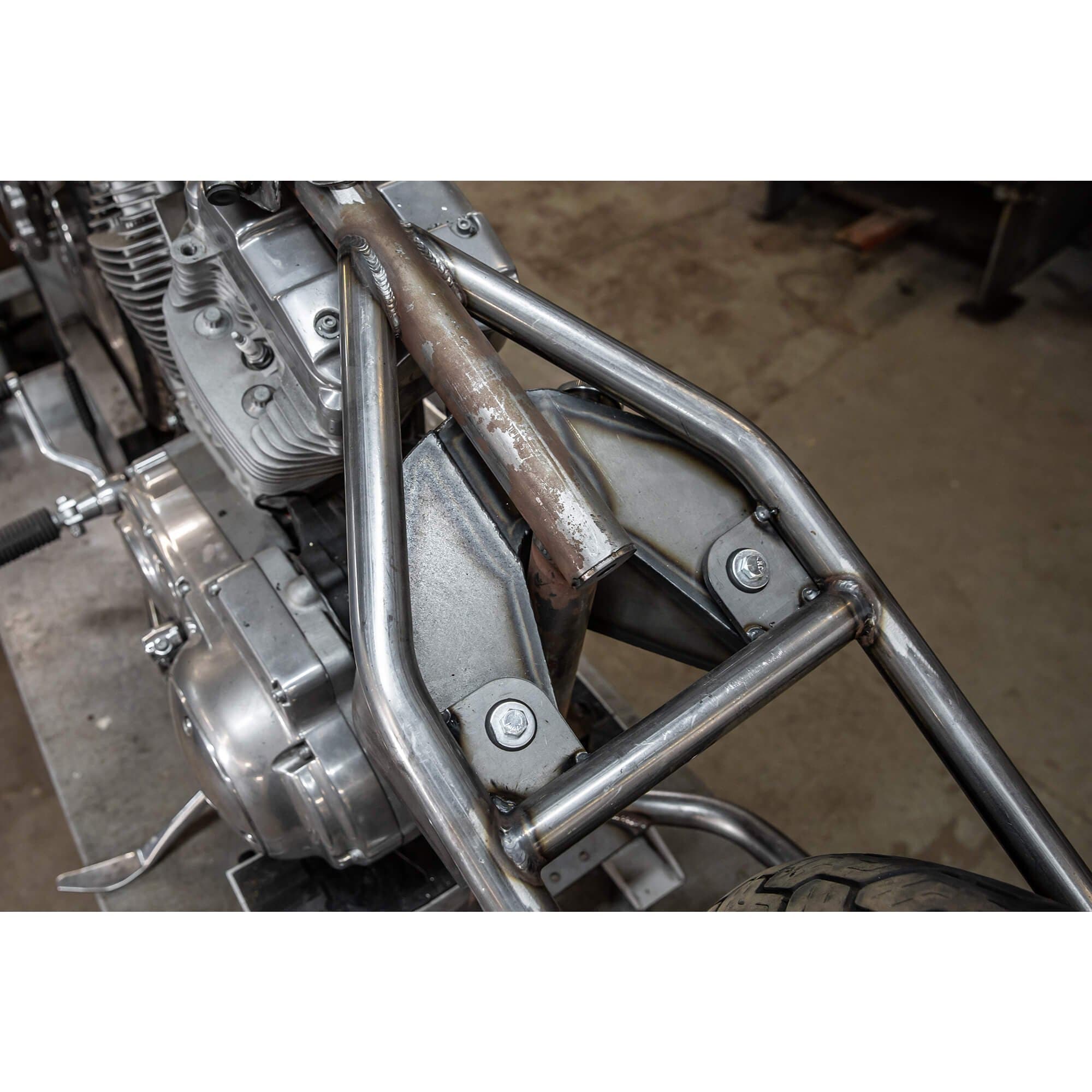 Horseshoe Oil Tank for Lowbrow Customs Weld-On Sportster Hardtails and