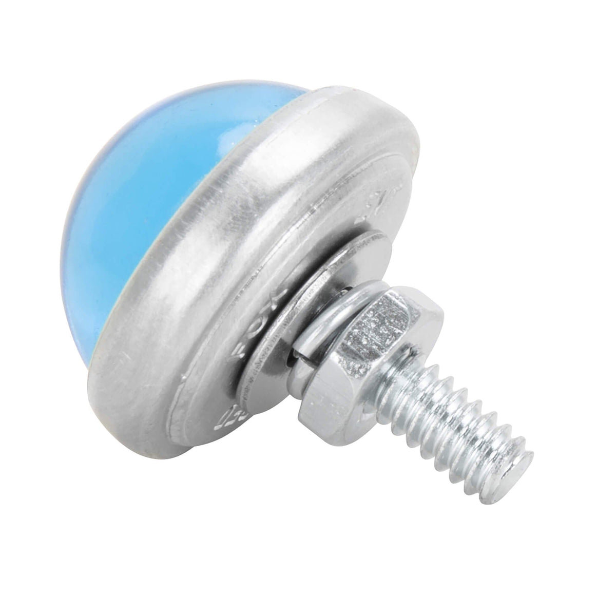 Red Fox Enterprises Glass License Plate Round Reflectors - Light Blue ...