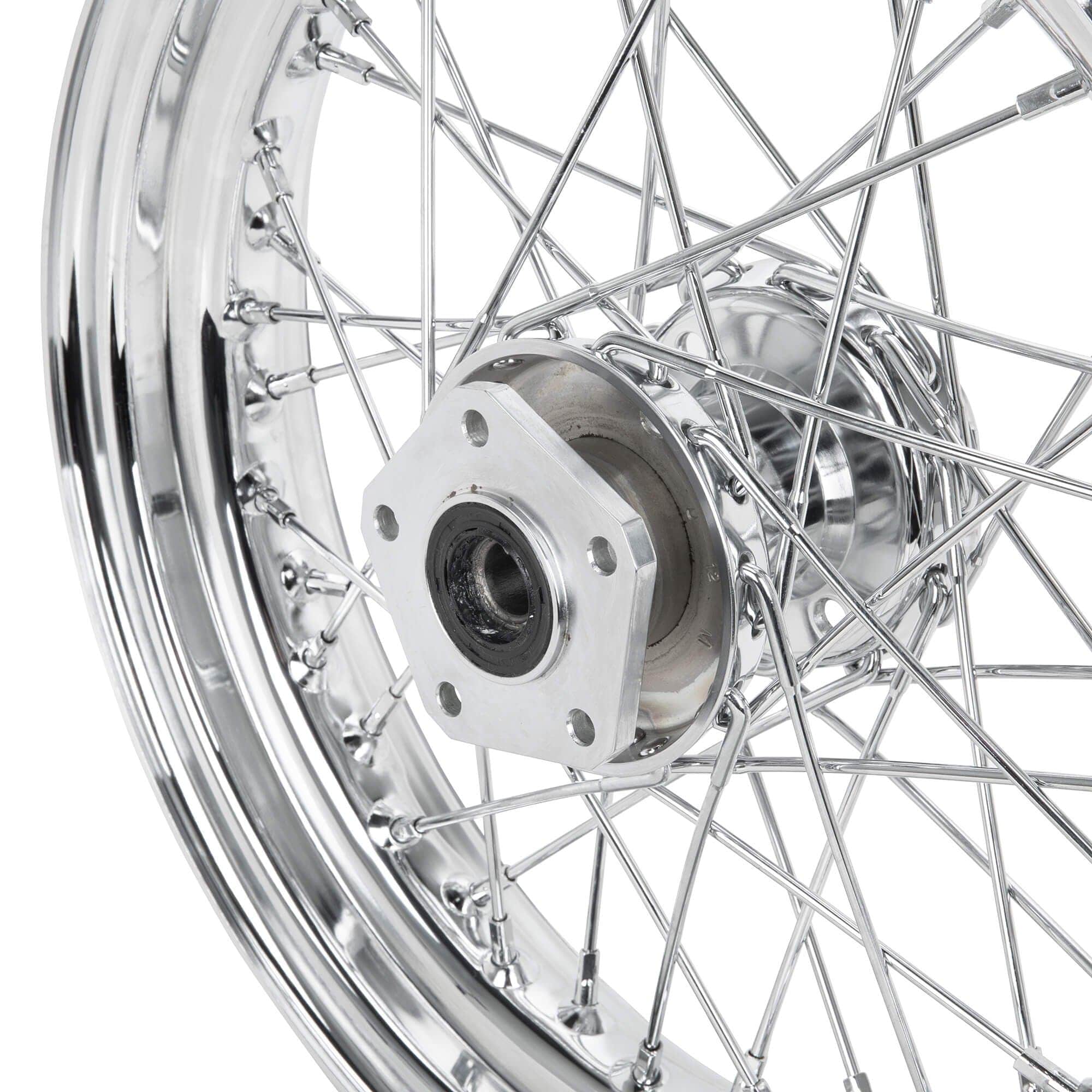Mid-Usa 16 x 3.00 Chrome Complete Front Wheel Harley-Davidson FLST 1984 ...