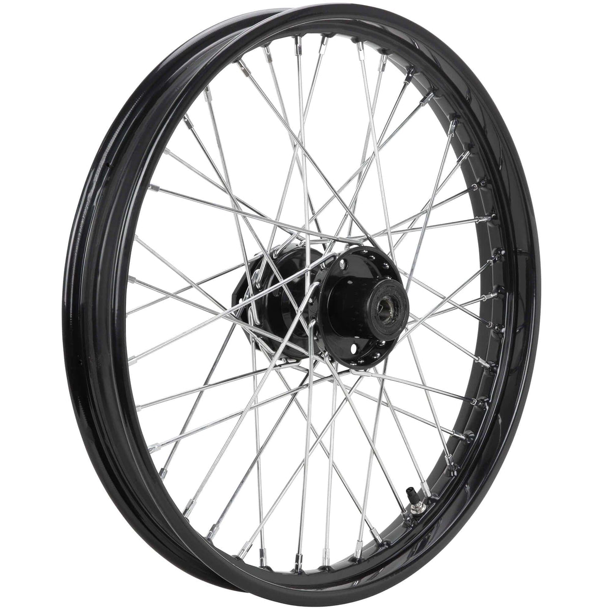 Harley Davidson Rims 80 SPOKE CHROME WHEEL SET FOR HARLEY CHOPPER DYNA ...