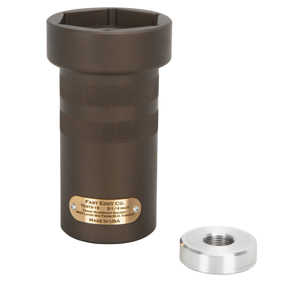 Fast Eddy Co. No. 10 Transmission Socket 2-1/4" for 2007 & later Harley ...