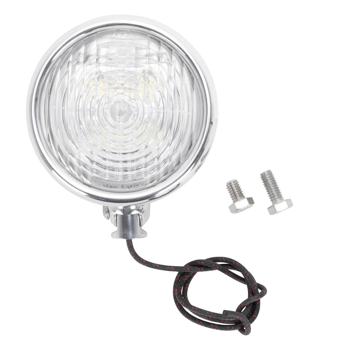 3.25 inch FNA Pancake Headlight - Vintage Style Clear Lens with LED ...