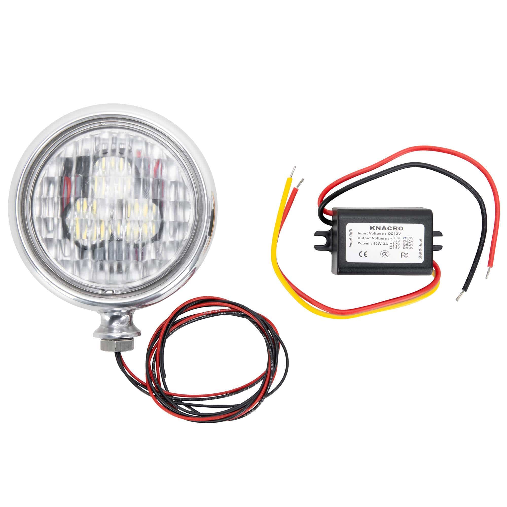 FNA Custom Cycles 2-3/4 inch Pancake Headlight - Clear Lens – Lowbrow ...