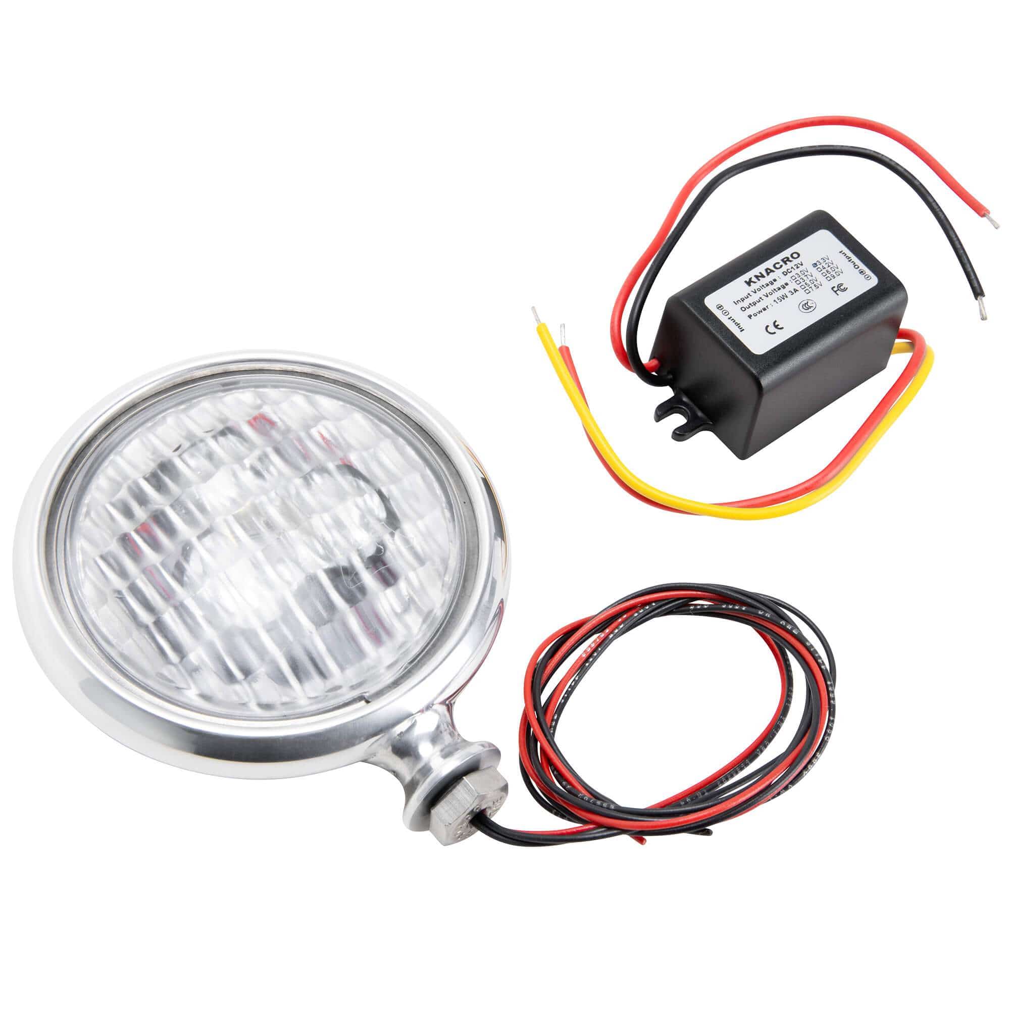 FNA Custom Cycles 2-3/4 inch Pancake Headlight - Clear Lens – Lowbrow ...