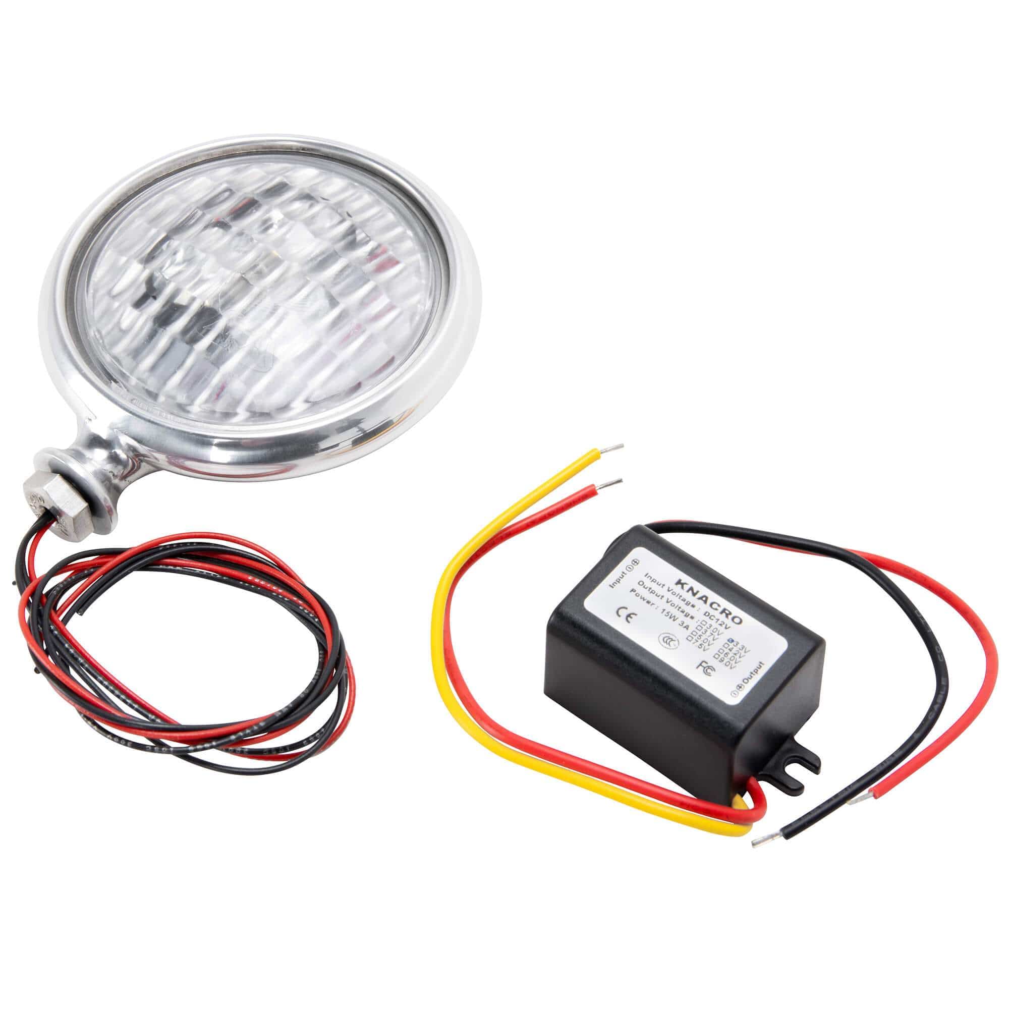 FNA Custom Cycles 2-3/4 inch Pancake Headlight - Clear Lens – Lowbrow ...