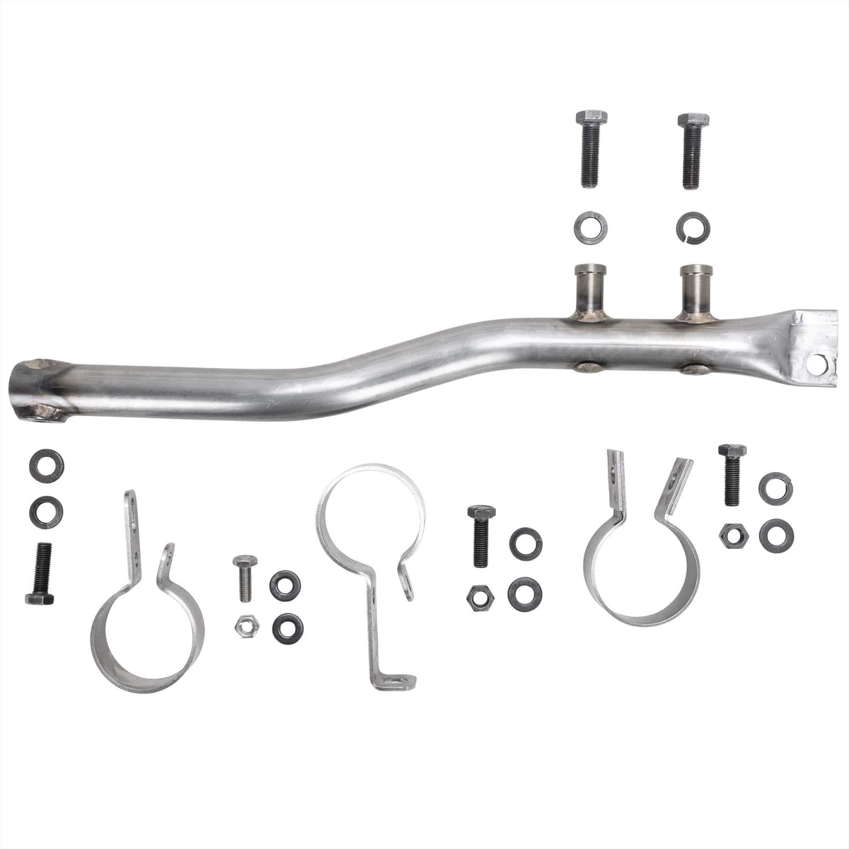 Gasbox Drag Pipe Mounting Kit - 1952-81 Harley-Davidson Ironhead ...