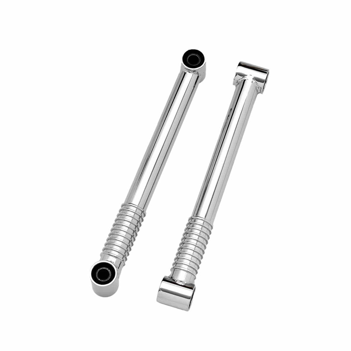 Kustom Tech 11 inch Ribbed Rigid Struts - Chrome – Lowbrow Customs