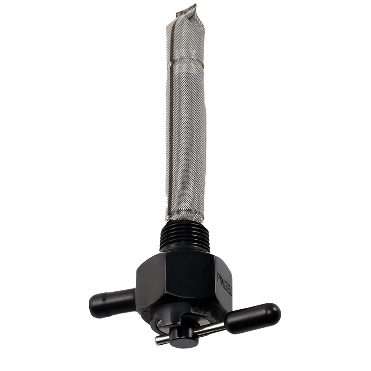 Pingel 3/8 inch NPT Power-Flo Petcock - Hex Body - Black - Inward ...