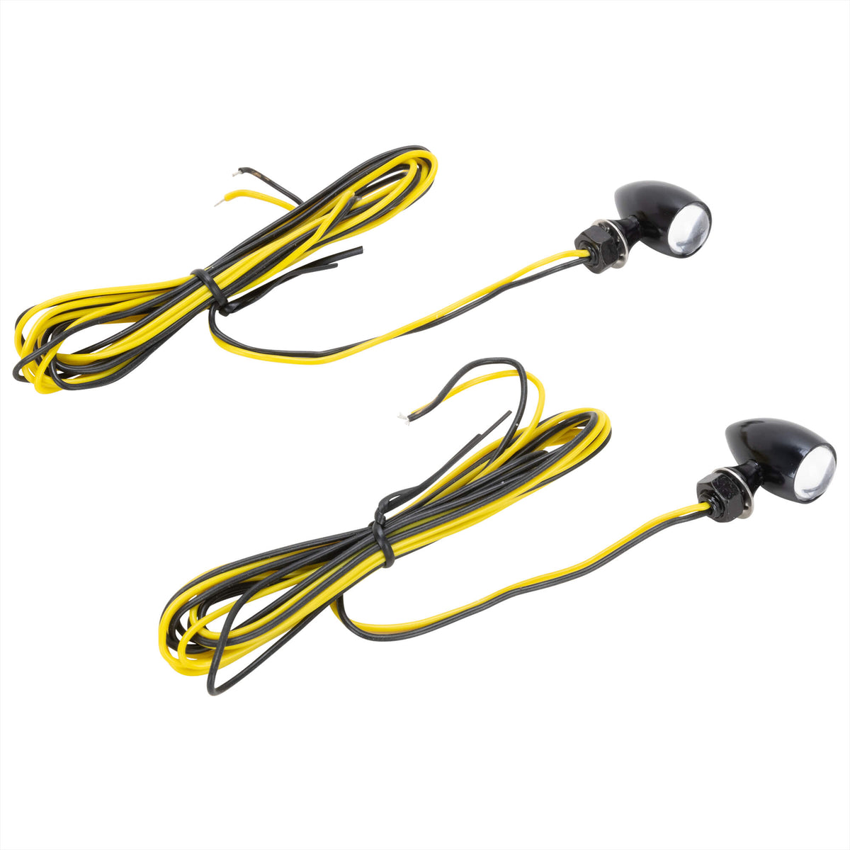 Custom Dynamics Micro Bullet Turn Signals - Black - Amber – Lowbrow Customs