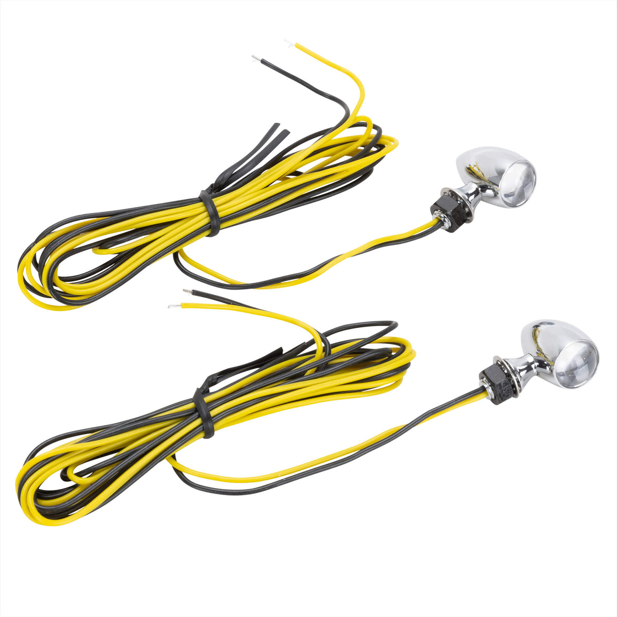 Custom Dynamics Micro Bullet Turn Signals - Chrome - Amber – Lowbrow ...