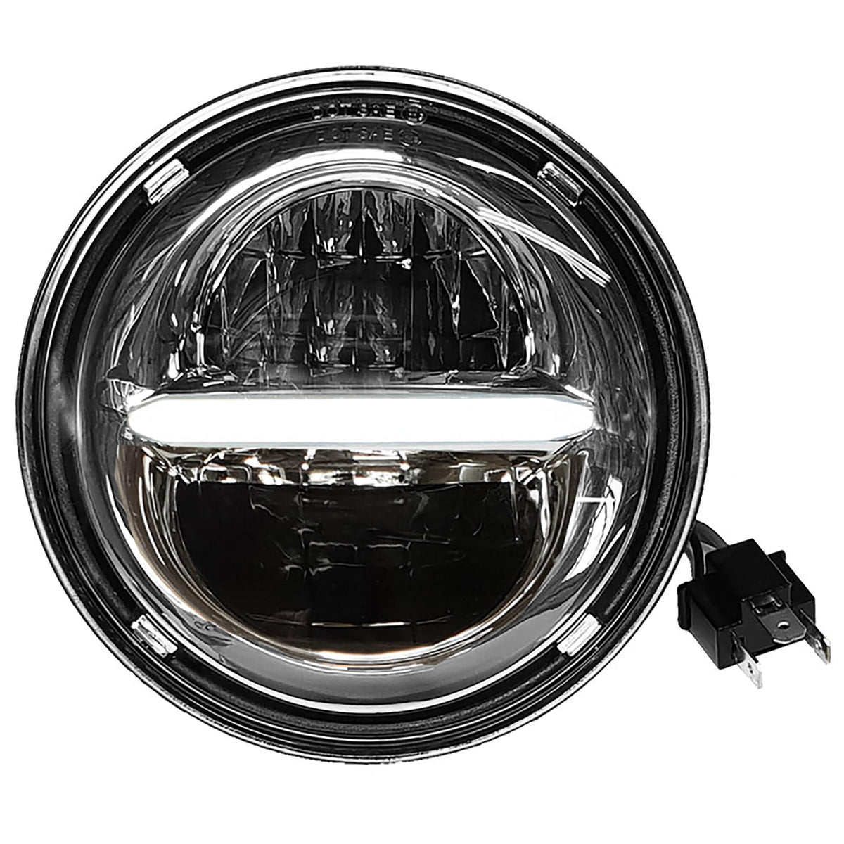 Pathfinder LED 5-3/4 inch diameter LED Replacement Headlight - Chrome ...