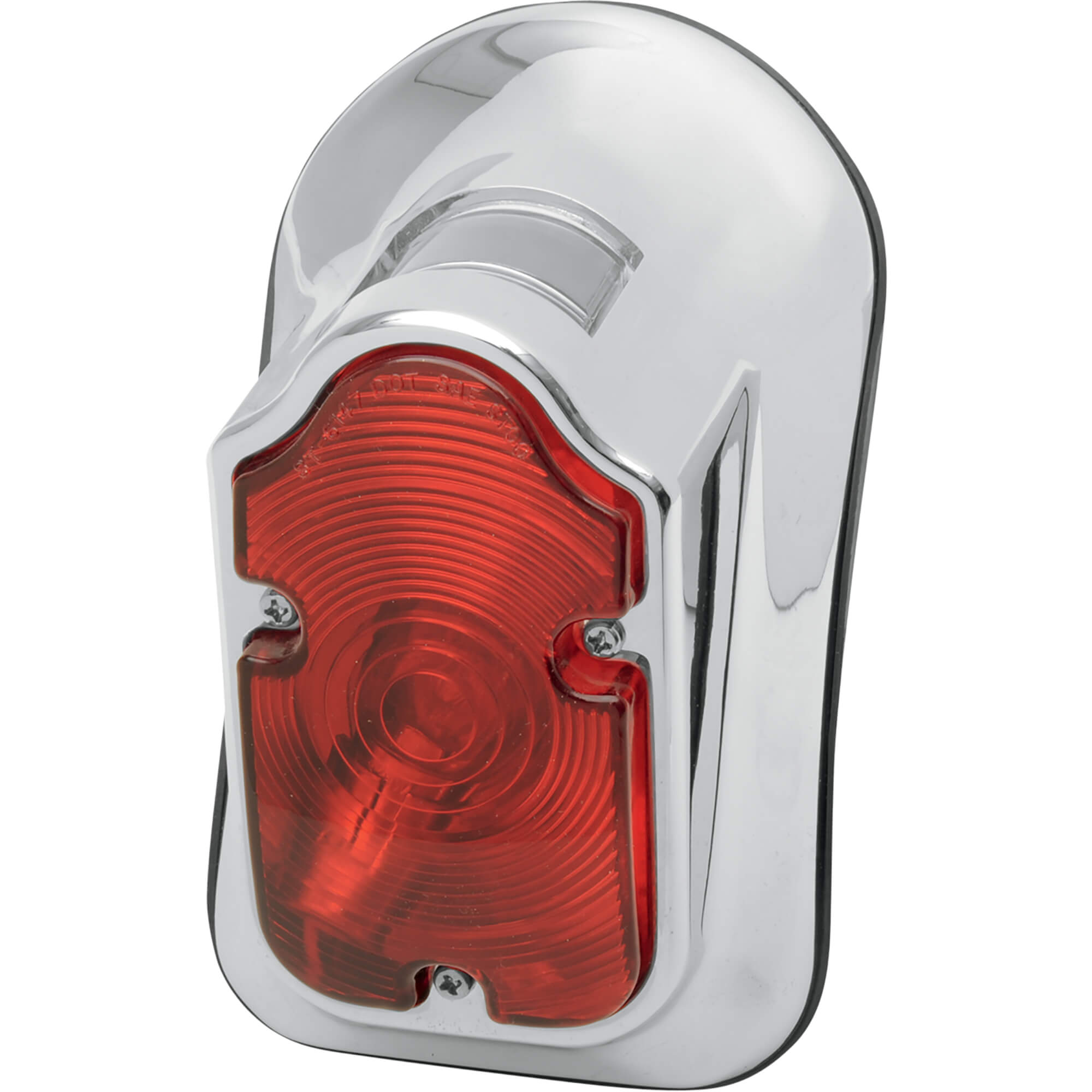 Drag Specialties Tombstone Taillight - Top Tag - Red Lens – Lowbrow Customs