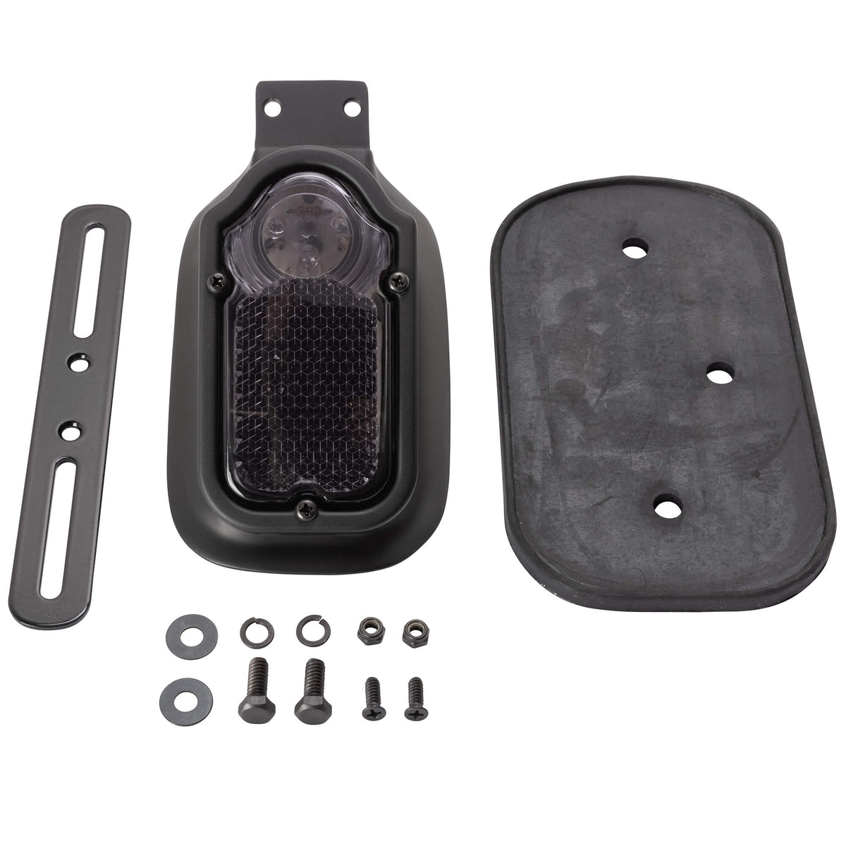 Cycle Standard Tombstone LED Taillight - Smoked Lens - Black – Lowbrow ...