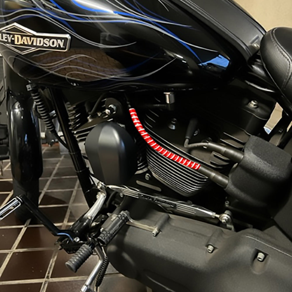 Reverb Inc. Reverb Vintage Style Cable Wrap - Red/White – Lowbrow Customs