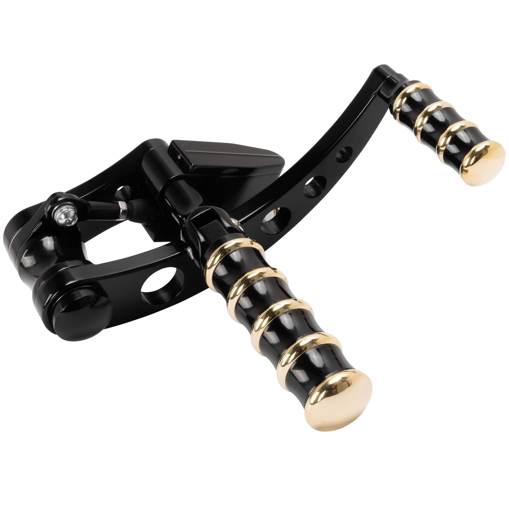 Kustom Tech Vintage Line Forward Controls - Black & Brass - 1986-99 ...