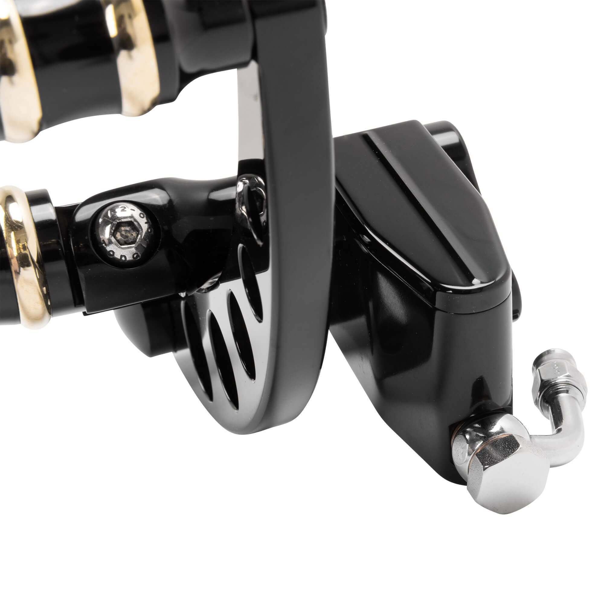 Kustom Tech Vintage Line Forward Controls - Black & Brass - 1986-99 ...