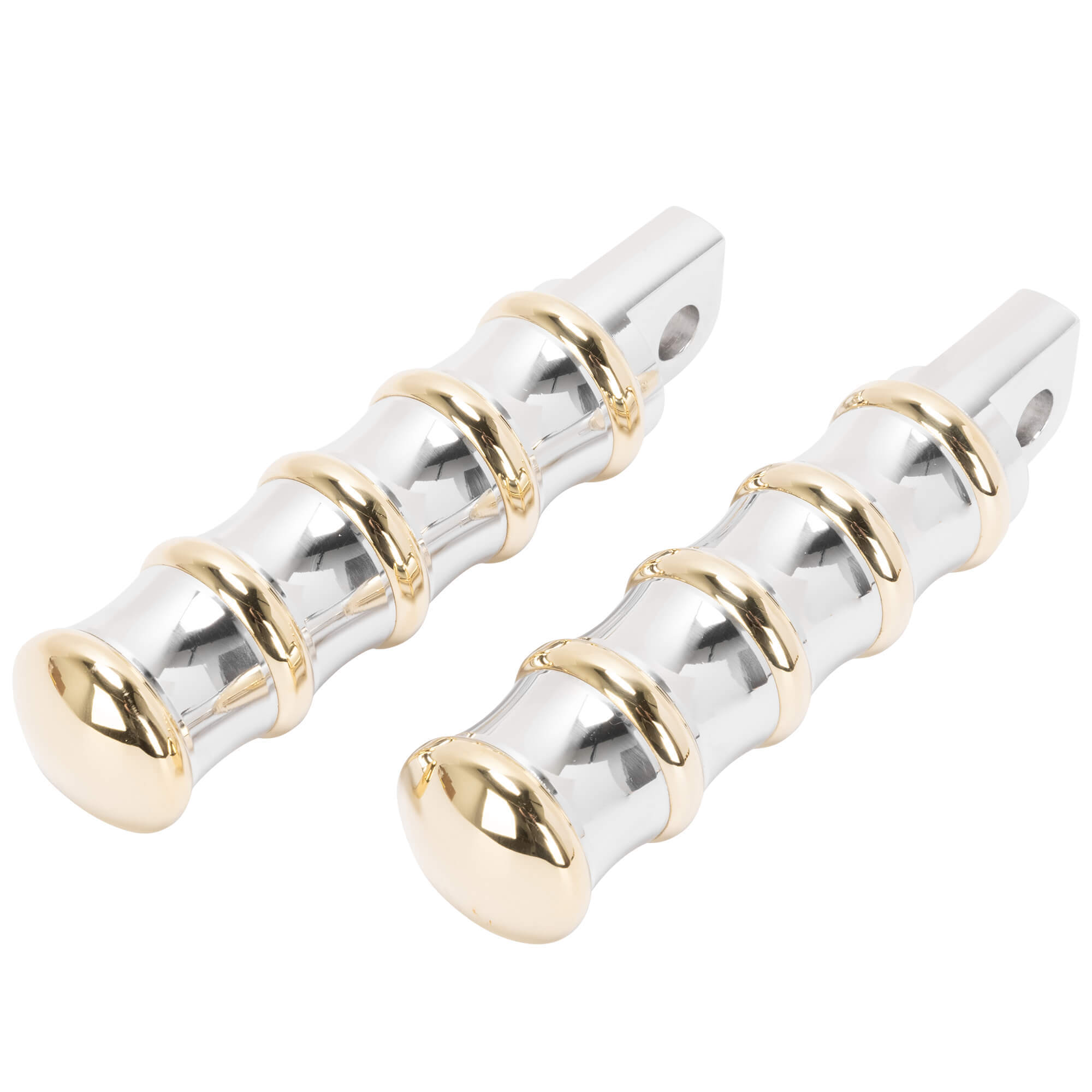 Kustom Tech Vintage Line Foot Pegs - Auminum & Brass – Lowbrow Customs