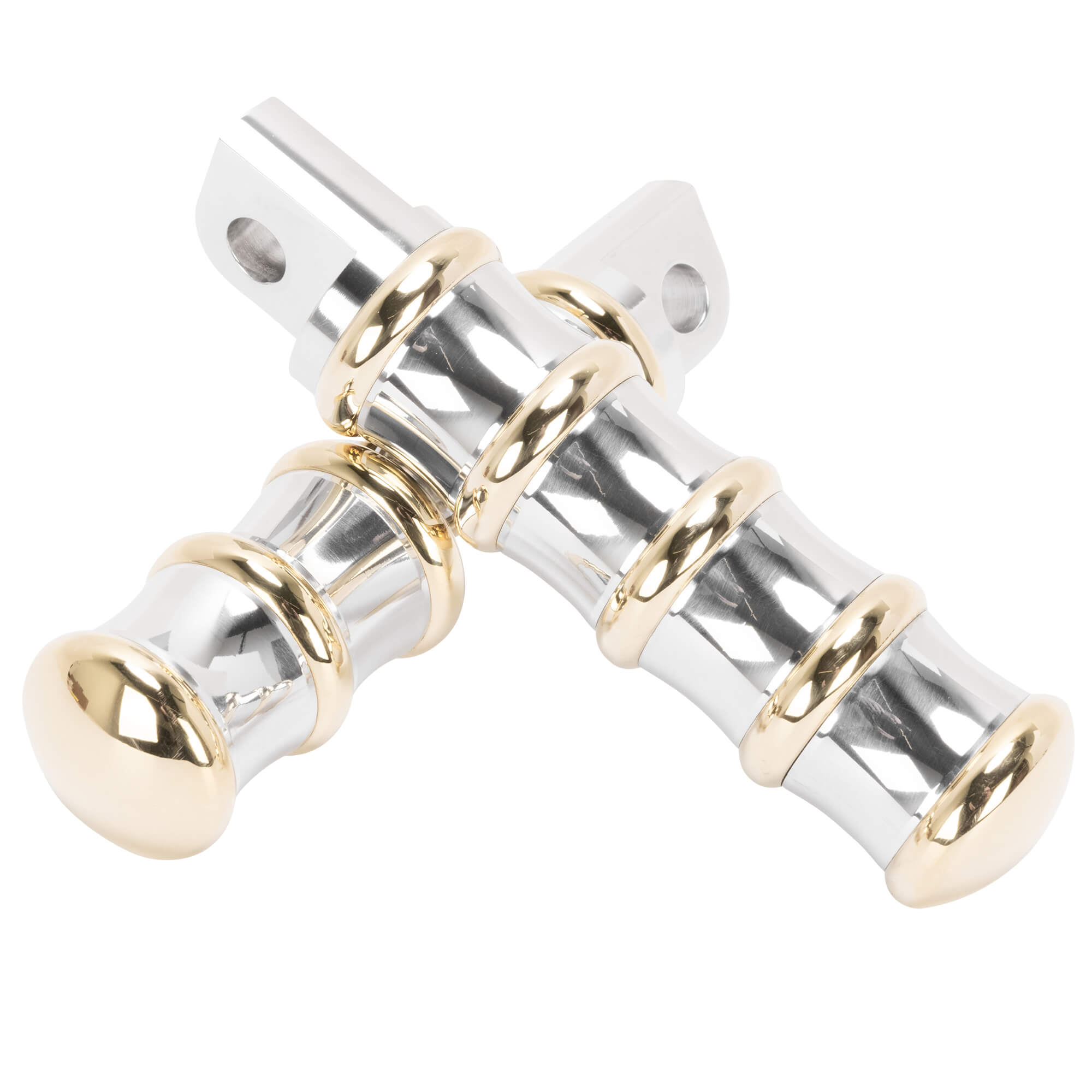 Kustom Tech Vintage Line Foot Pegs - Auminum & Brass – Lowbrow Customs