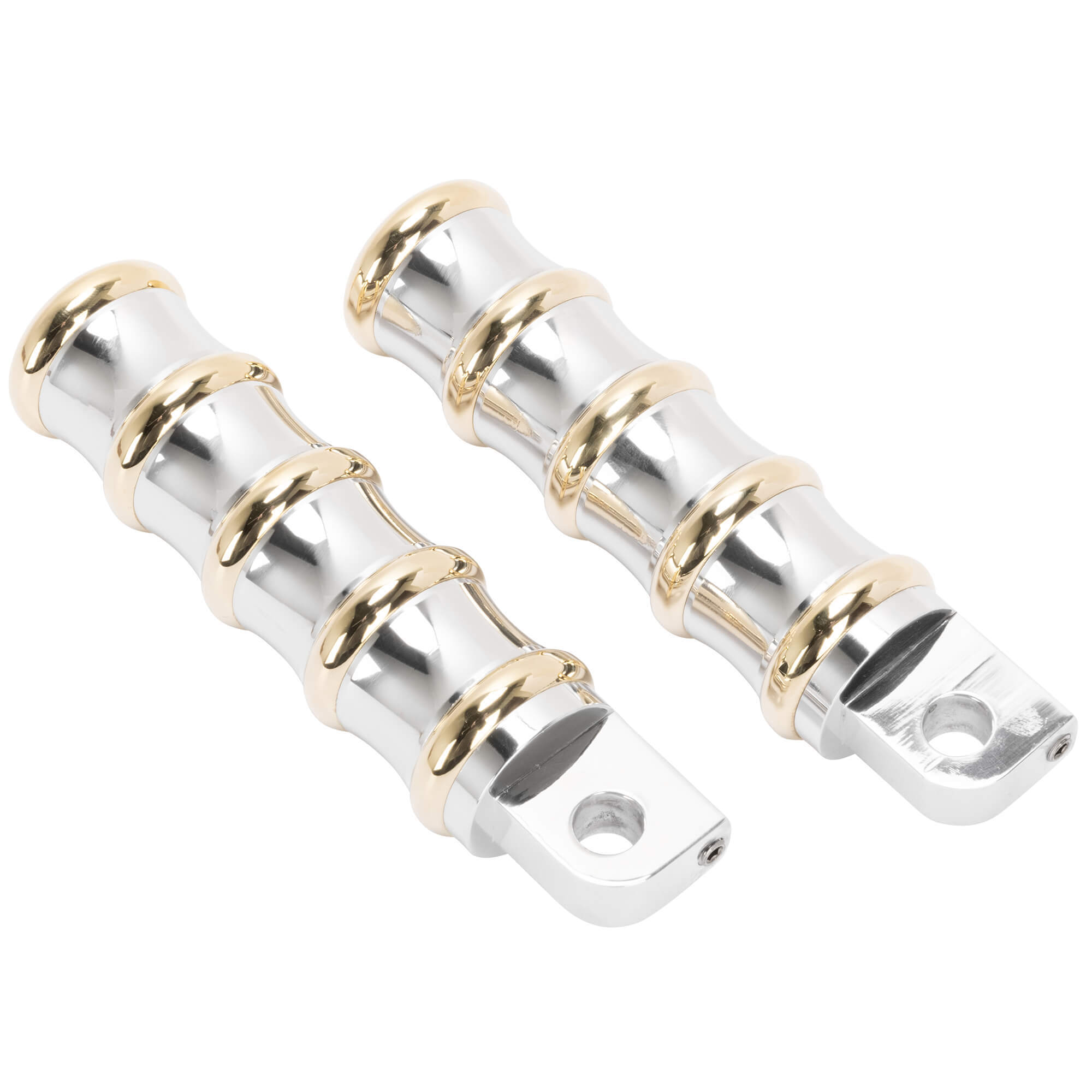 Kustom Tech Vintage Line Foot Pegs - Auminum & Brass – Lowbrow Customs