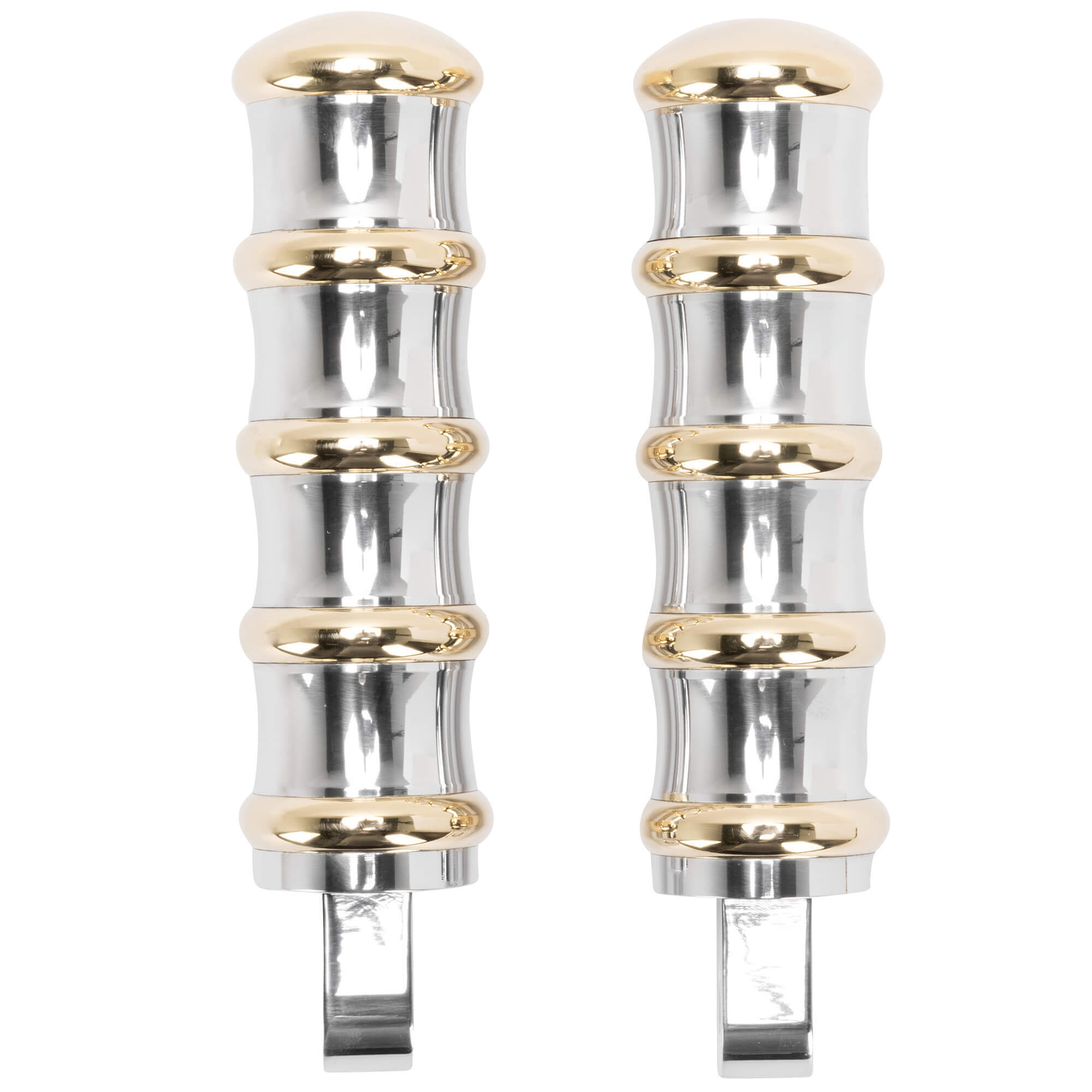 Kustom Tech Vintage Line Foot Pegs - Auminum & Brass – Lowbrow Customs