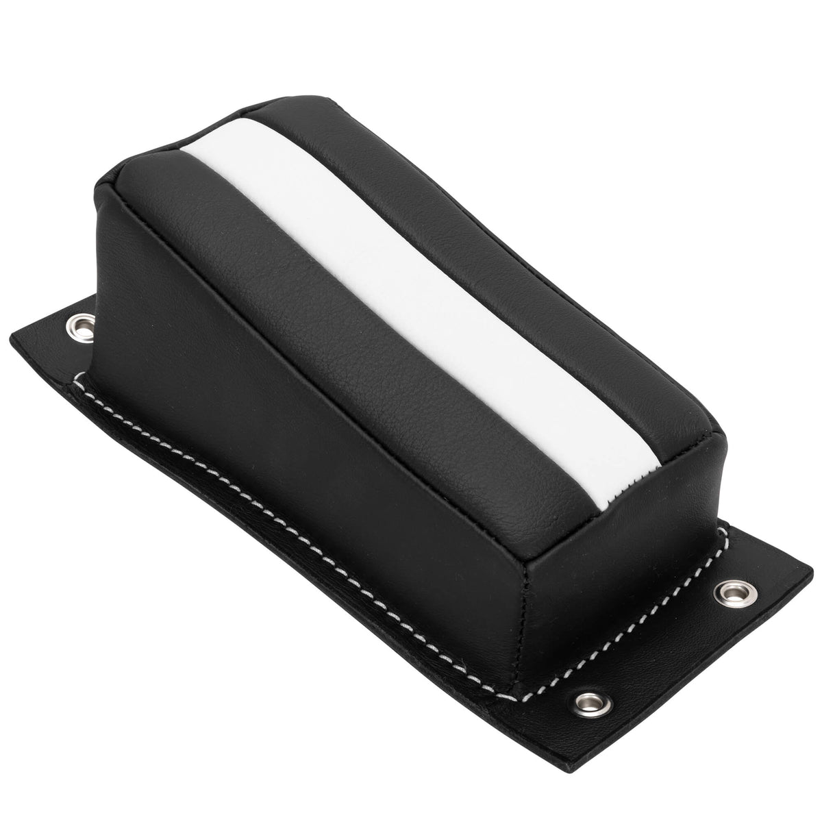 Haifley Bros. Bates Style Pillion P-Pad - Tuck-n-Roll - Black & White ...