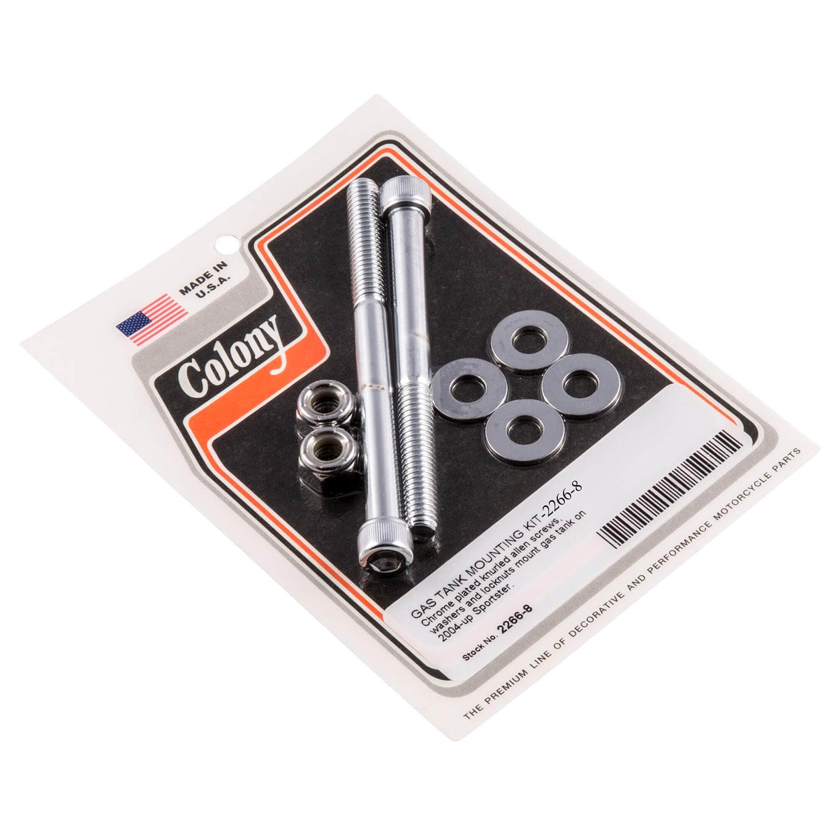Colony Machine #2266-8 Gas Tank Allen Mounting Kit 2004-Up Harley ...