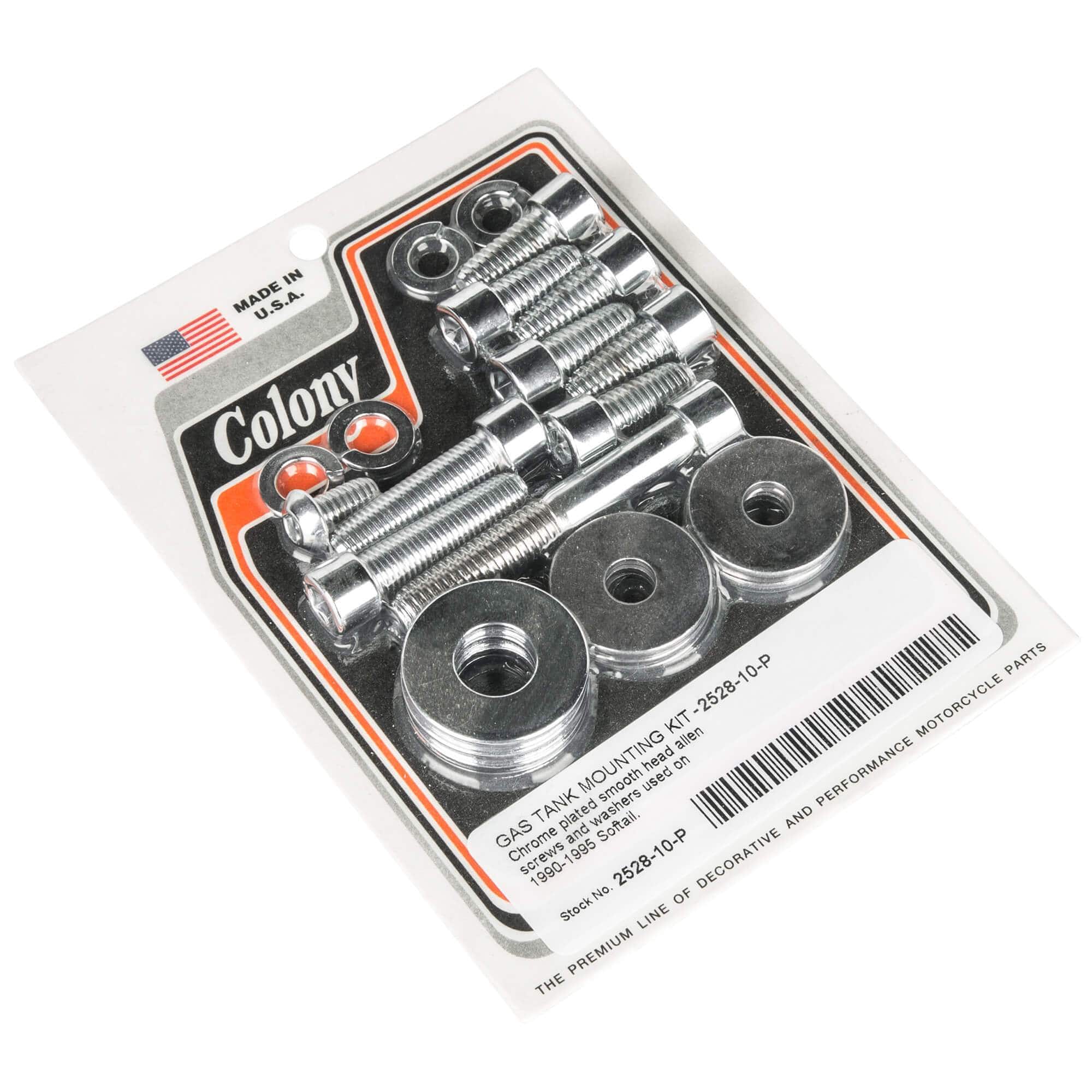 Colony Machine #2528-10-P Gas Tank Mounting Smooth Allen Kit 1990-1995 ...